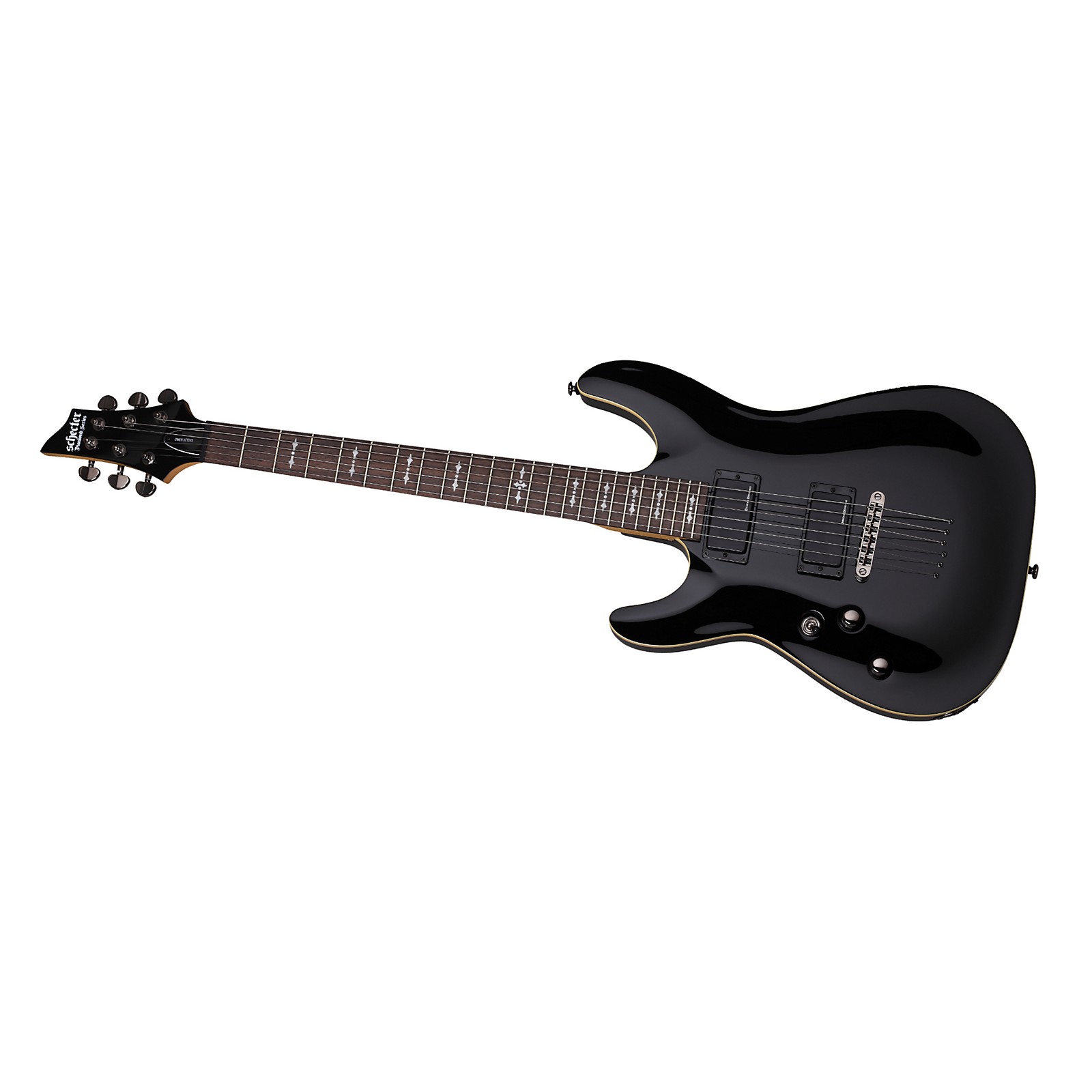 Schecter Guitar Research Omen Active Left-Handed Electric Guitar ...