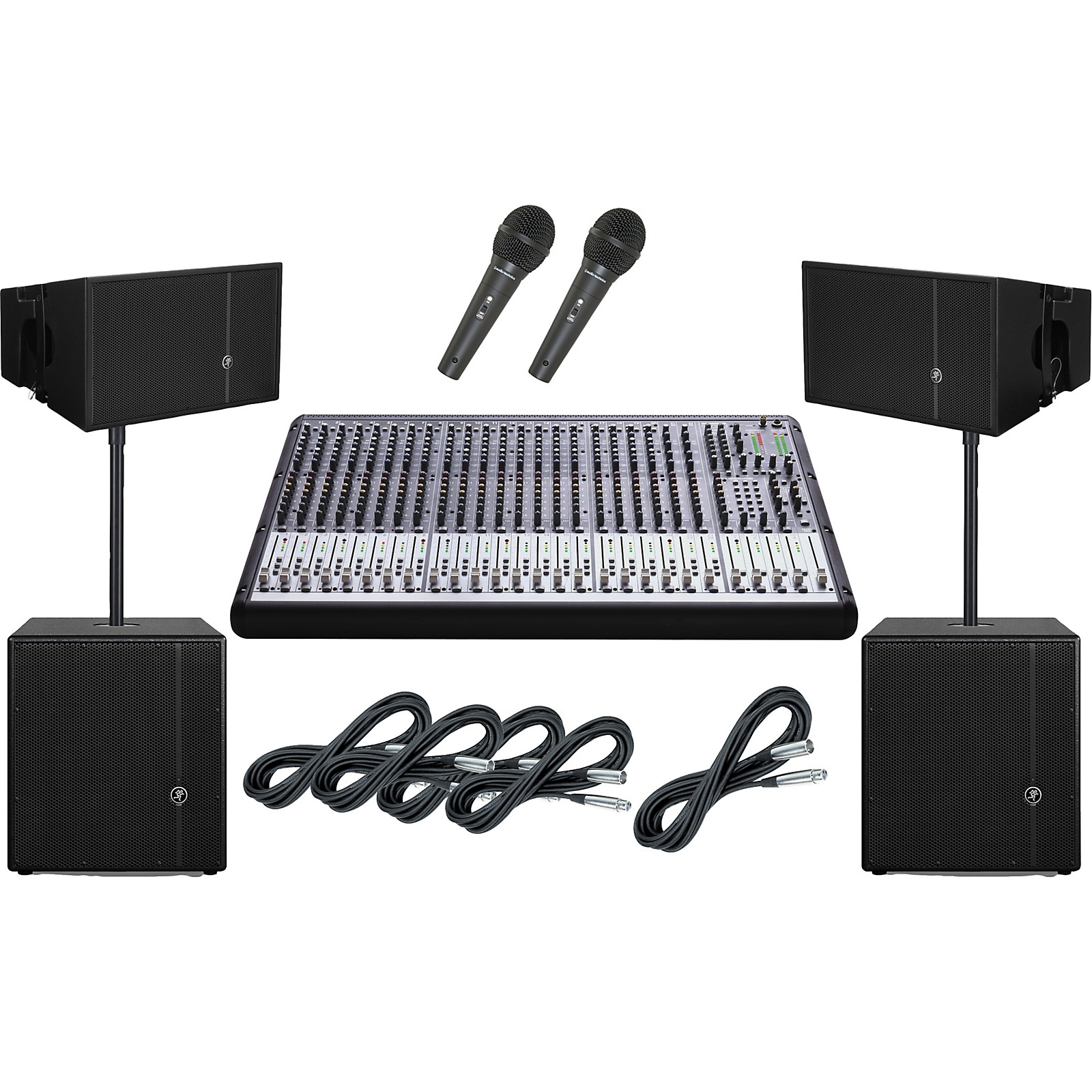 Mackie Onyx 24.4 / HDA / HD1501 PA Package | Musician's Friend