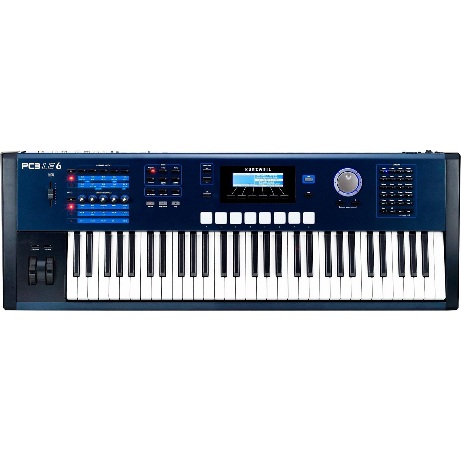 Kurzweil PC3LE6 61-Note Semi-Weighted Keyboard | Musician's Friend