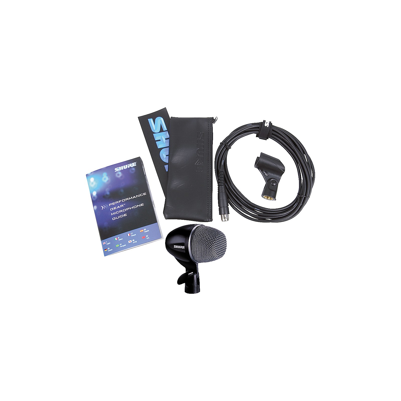 Shure PG52-XLR Dynamic Mic with XLR Cable | Musician's Friend