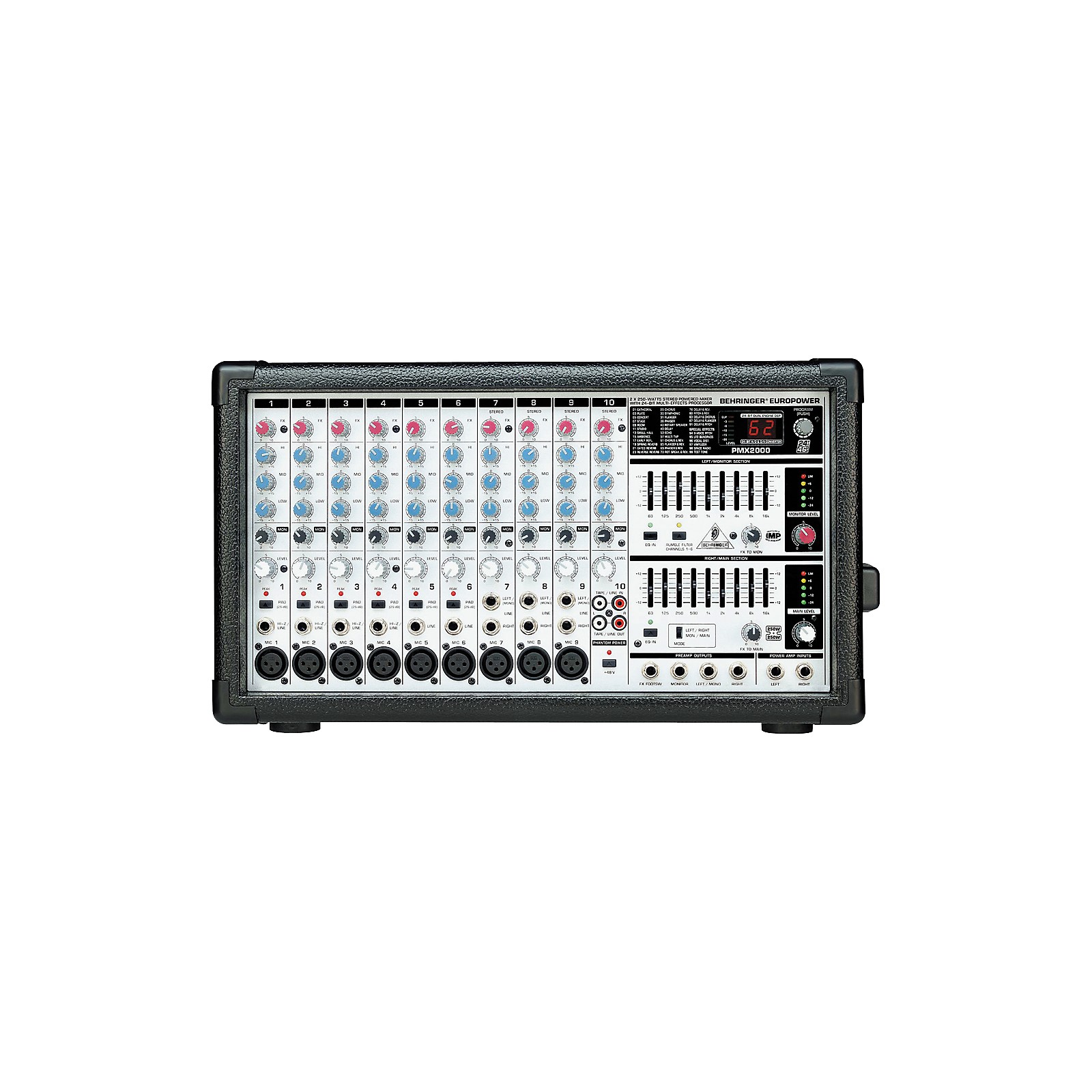 Behringer PMH2000 Europower Powered Mixer | Musician's Friend