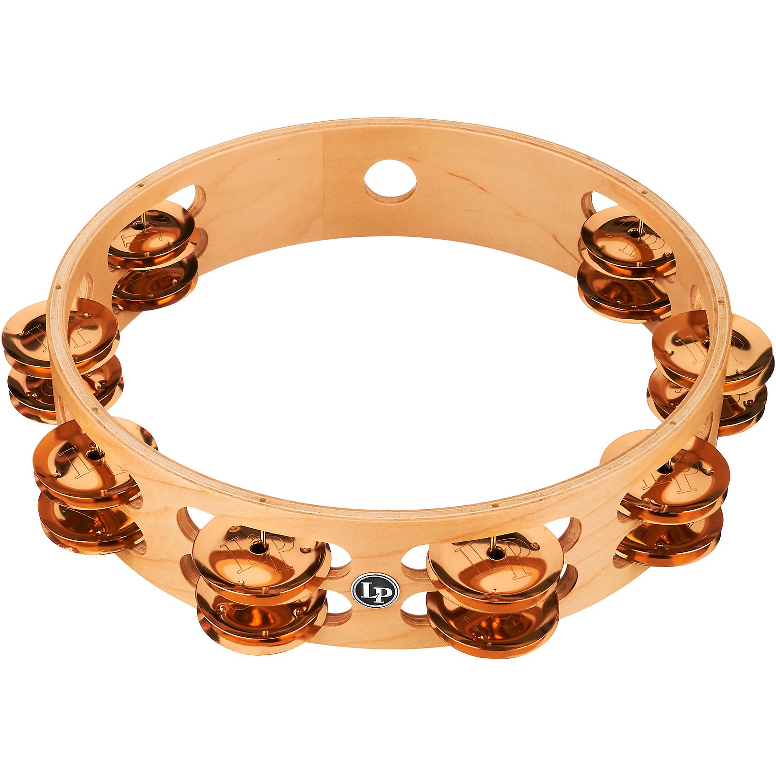 LP PRO Double Row Tambourine 10 in. Bronze | Musician's Friend