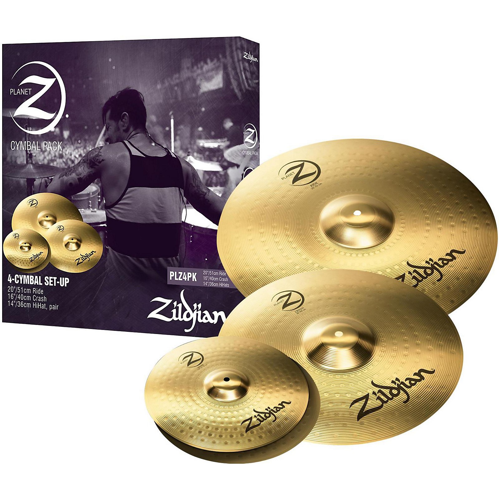 Zildjian Planet Z 4-Pack | Musician's Friend