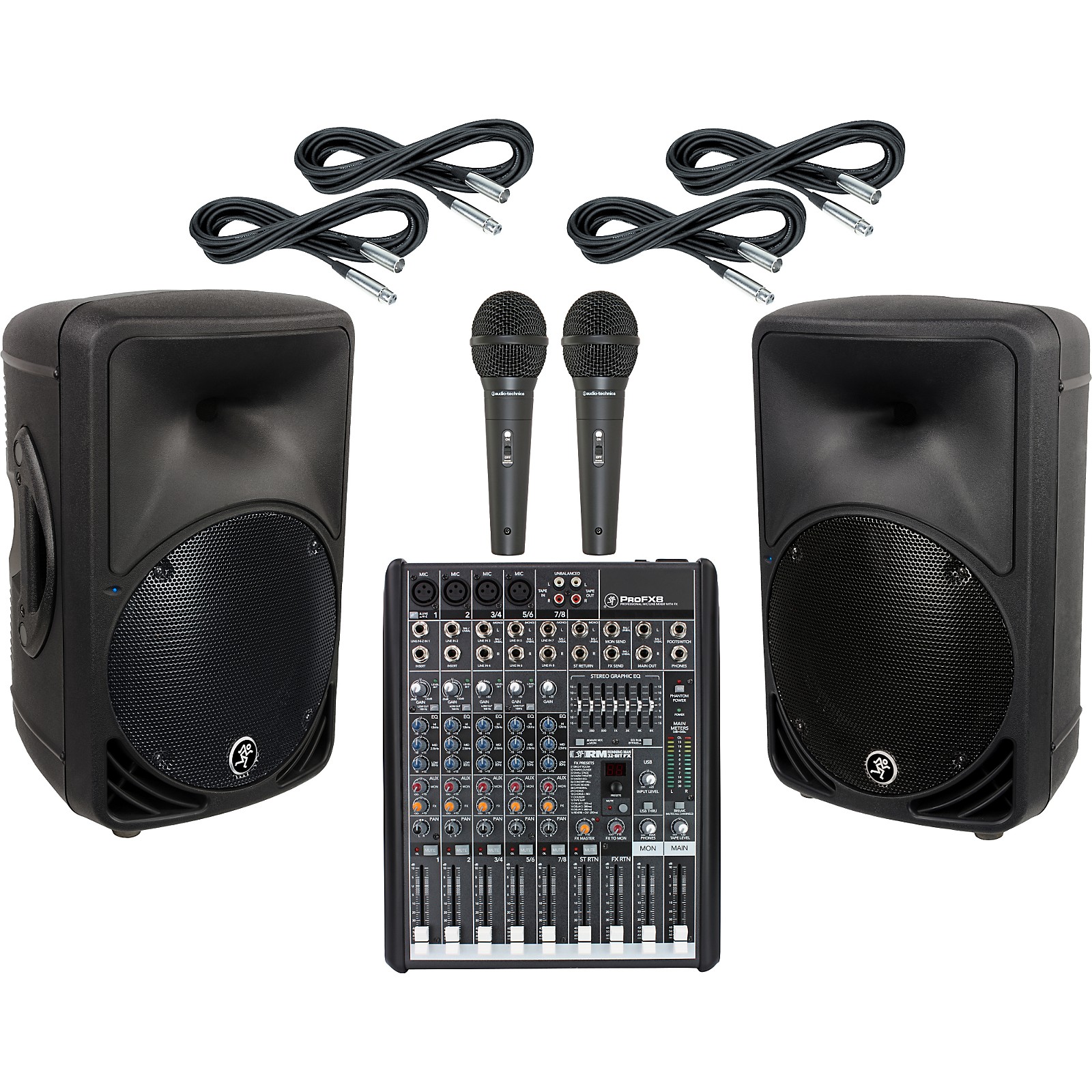 Mackie ProFX8 / SRM350 V2 PA Package | Musician's Friend
