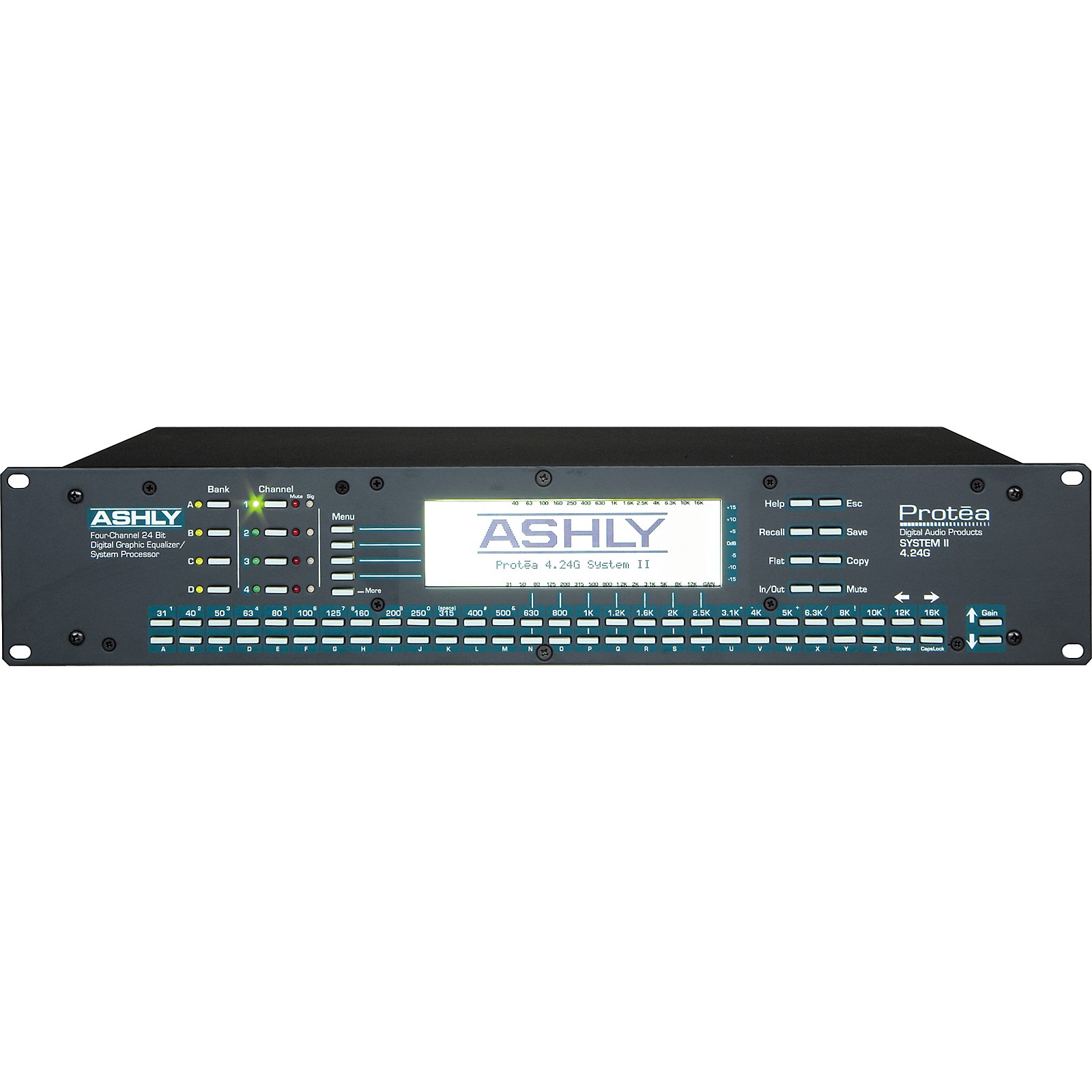 Ashly Audio Protea 4.24G 4-Channel Graphic EQ System Processor ...