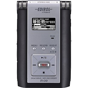 Edirol R-09 24-Bit Wave/MP3 Recorder | Musician's Friend