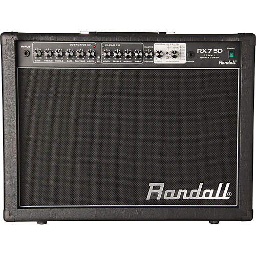 Randall RX Series RX75D 75W 1x12 Guitar Combo Amp Black | Musician's Friend
