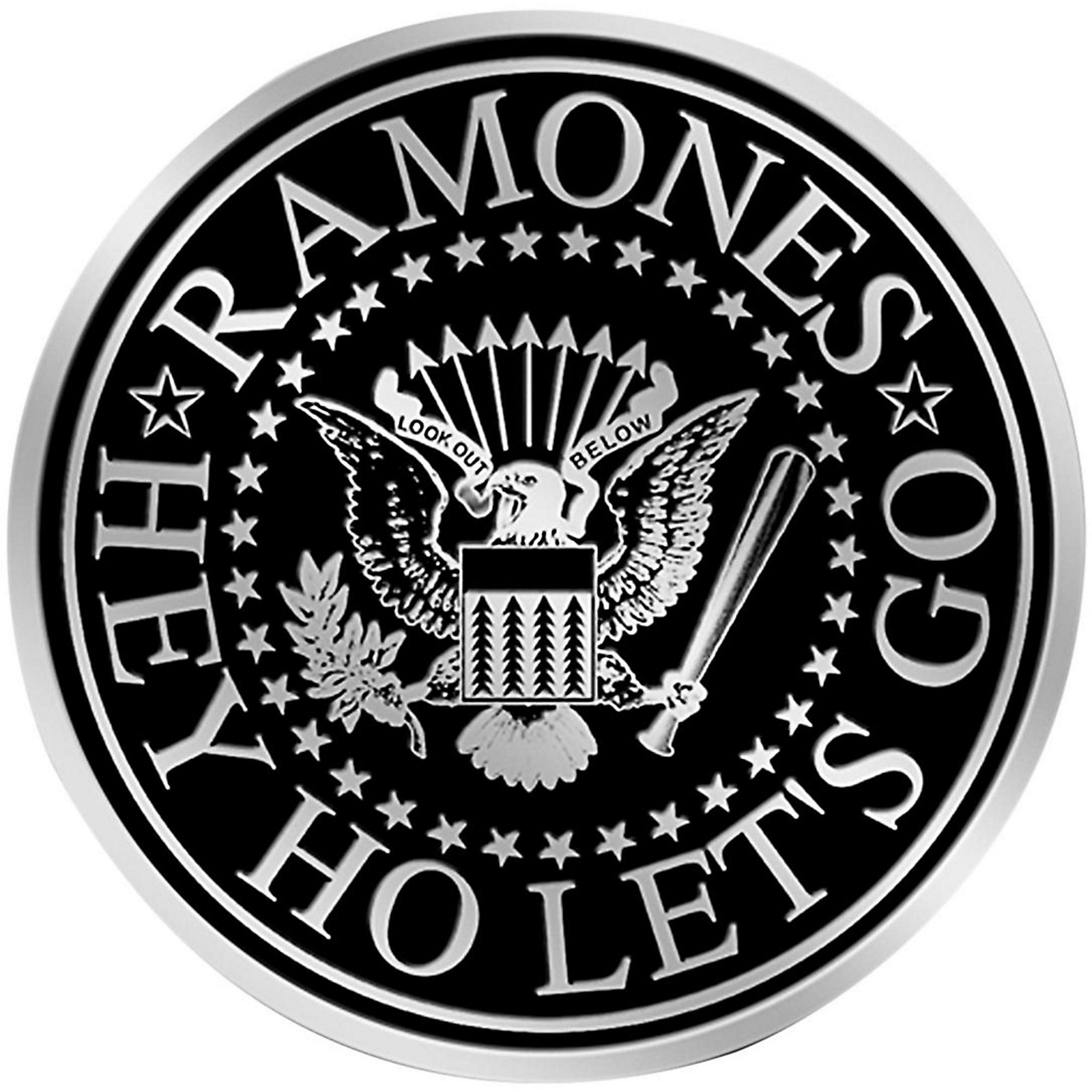 C&D Visionary Ramones Logo Heavy Metal Sticker | Musician's Friend