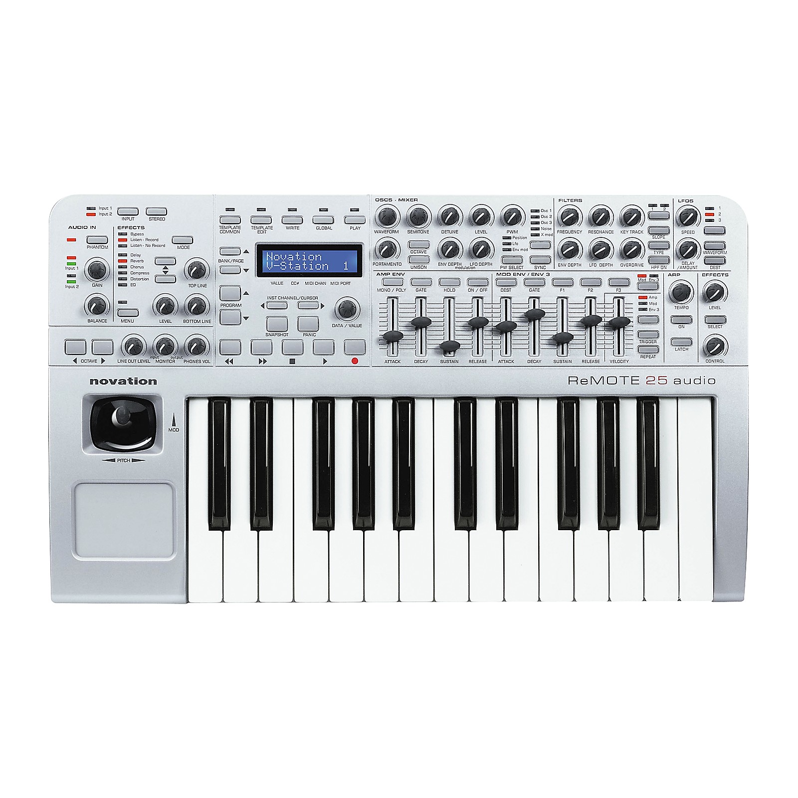 Novation ReMOTE 25 Audio Controller | Musician's Friend