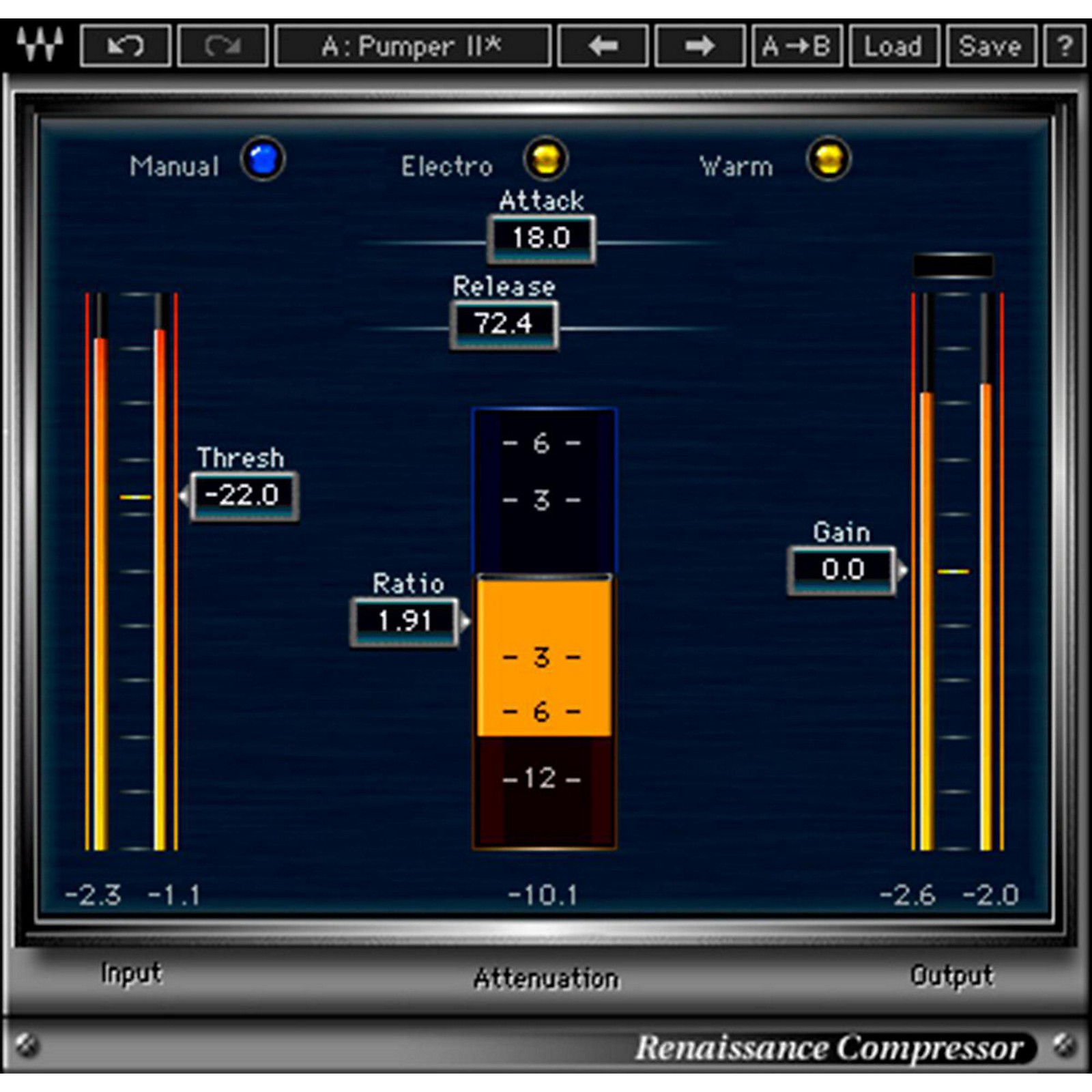 Waves Renaissance Compressor Native Software Plug-In Software Download ...