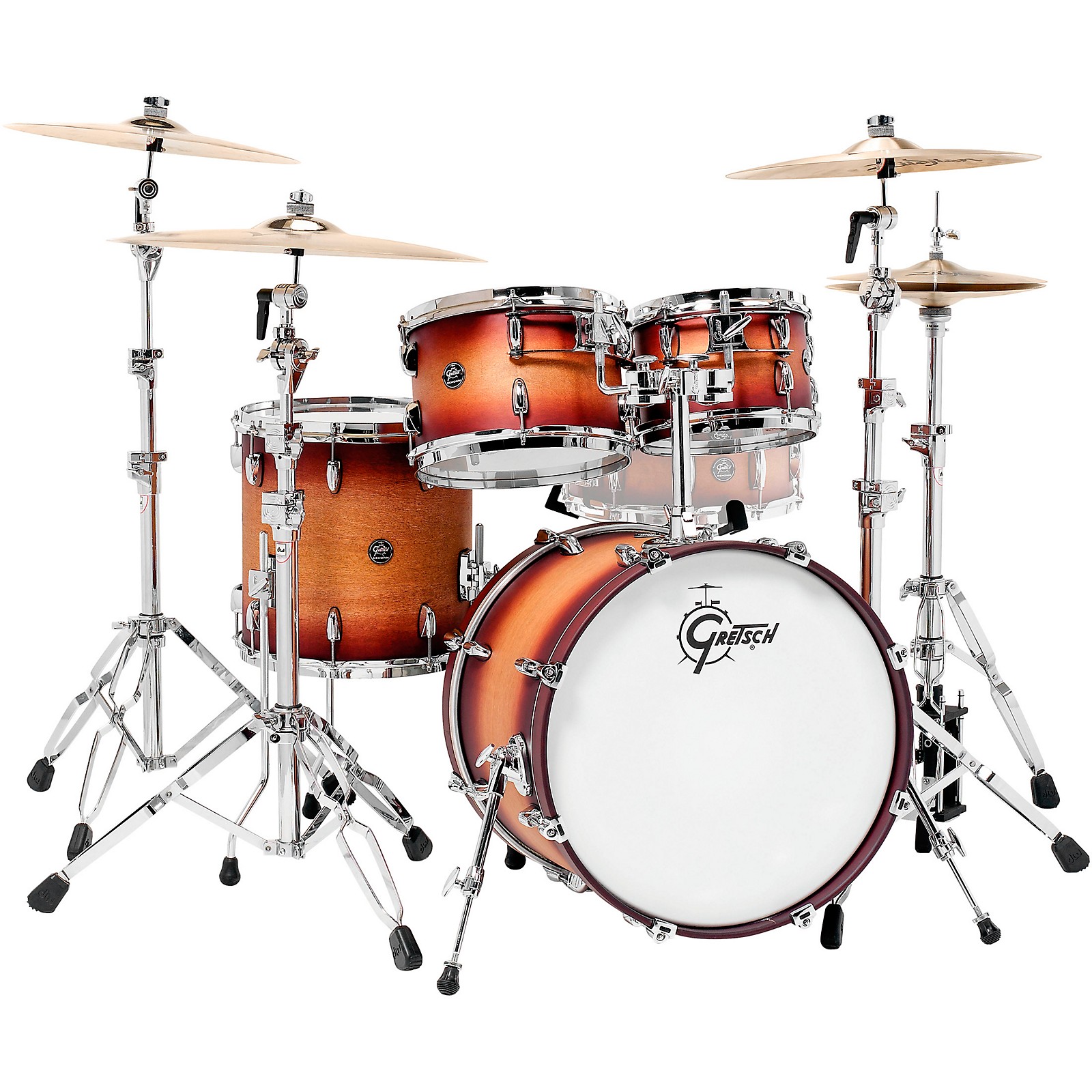 Gretsch Drums Renown 4-Piece Shell Pack with 20" Bass Drum Satin ...