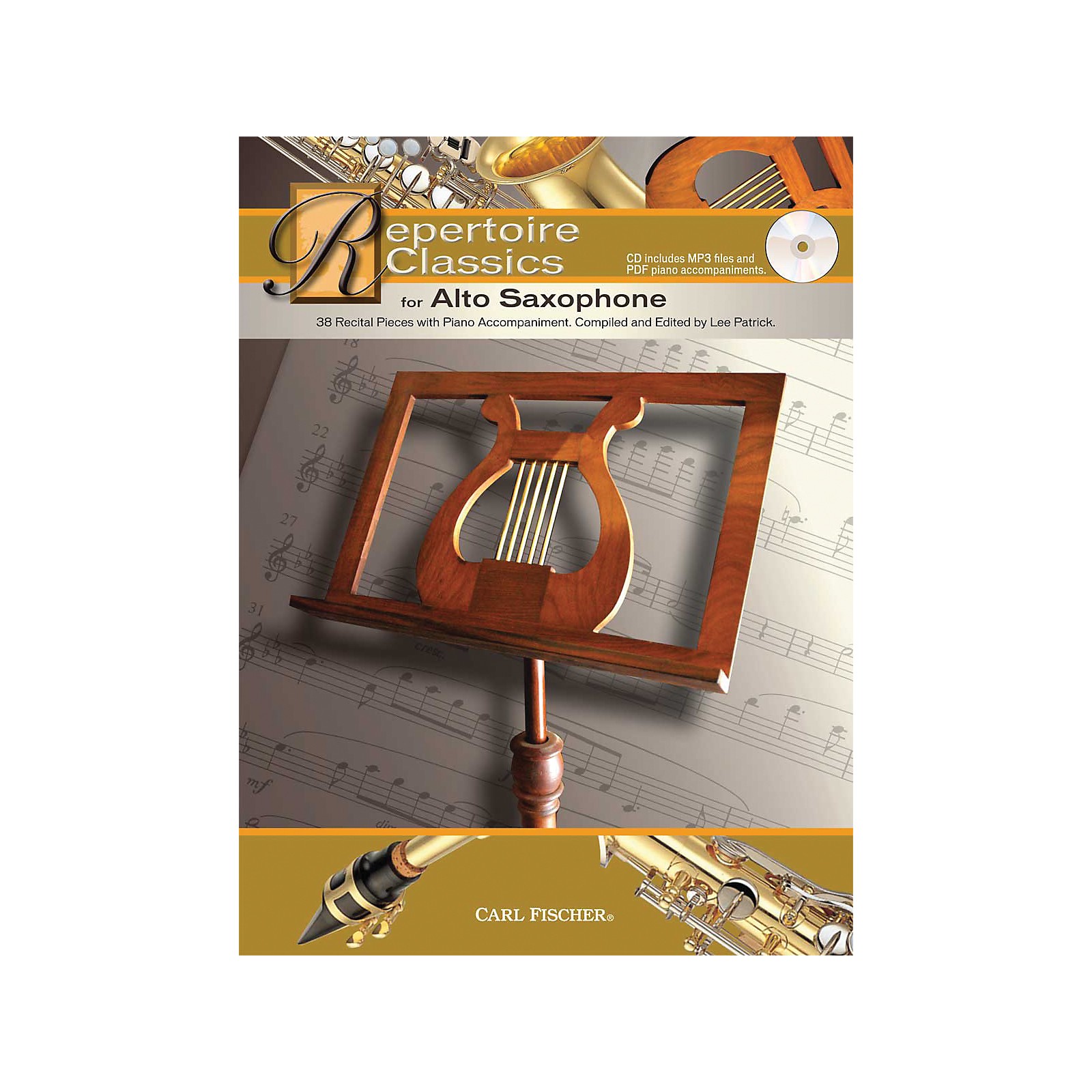 Carl Fischer Repertoire Classics for Alto Saxophone (Book/ Data MP3 CD ...