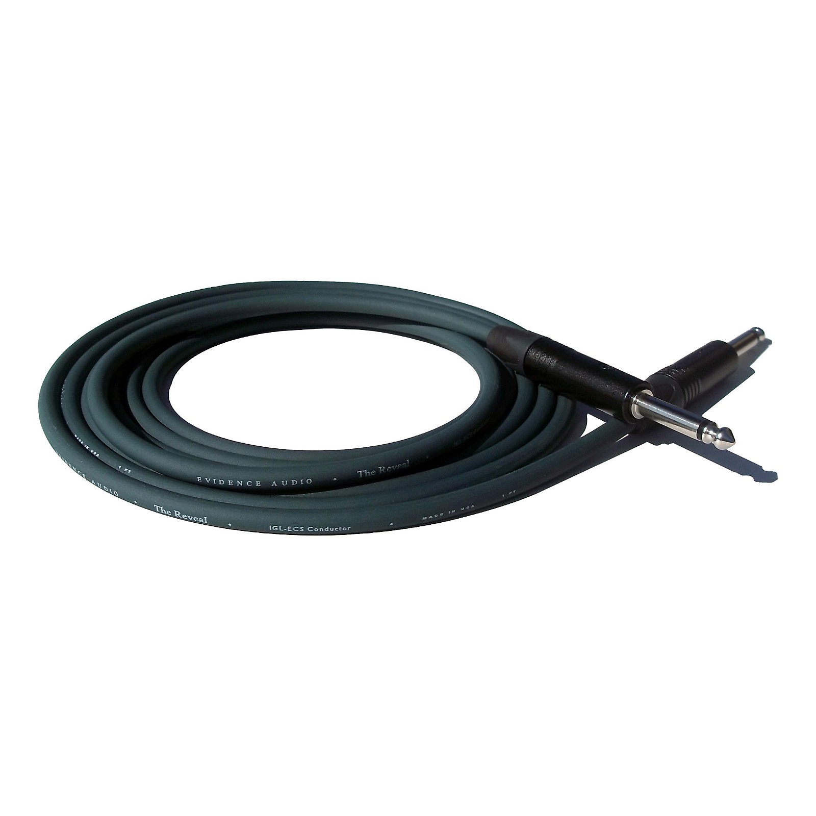 Evidence Audio Reveal Instrument Cable Straight to Straight with 1/4 ...