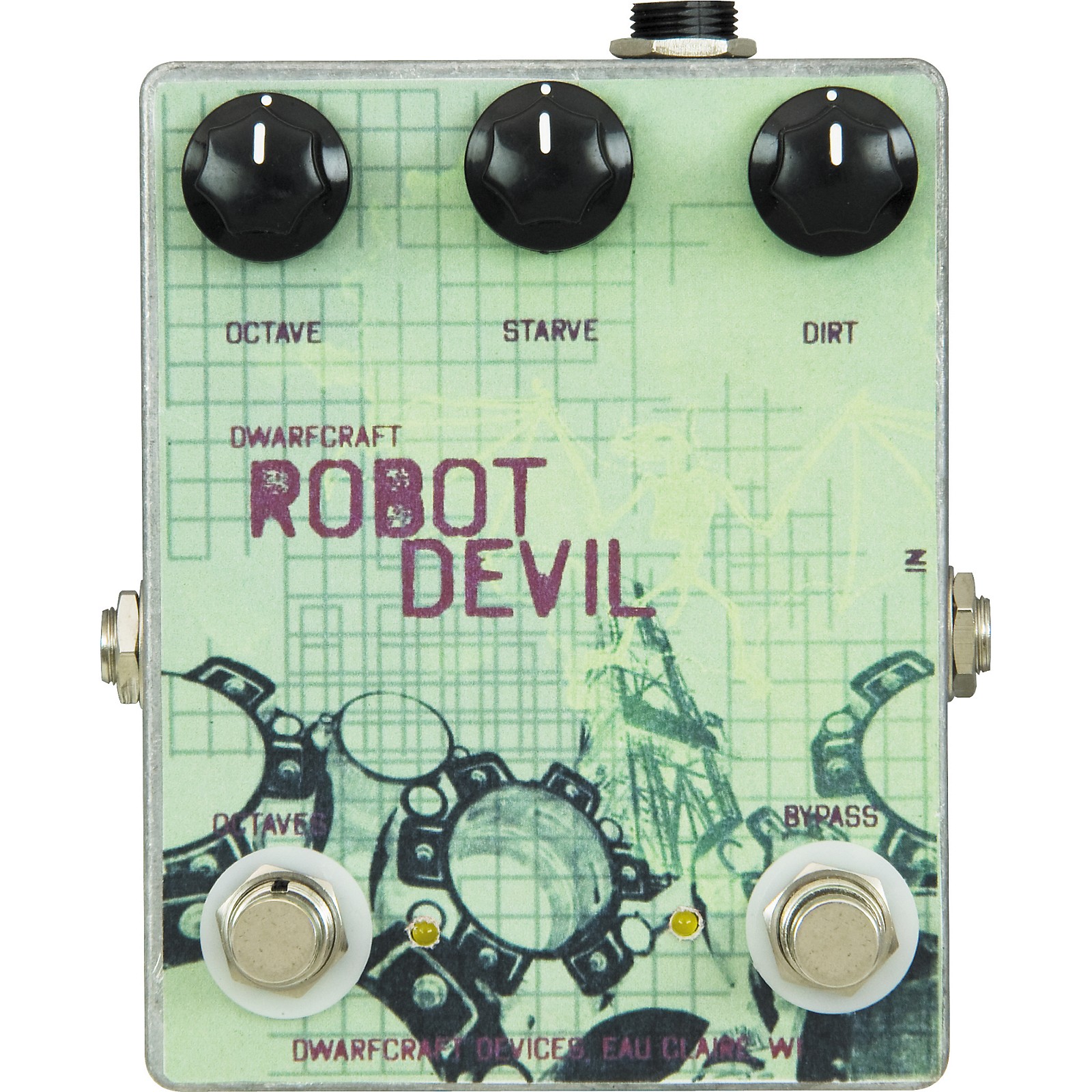 Dwarfcraft Robot Devil Fuzz Guitar Effects Pedal | Musician's Friend
