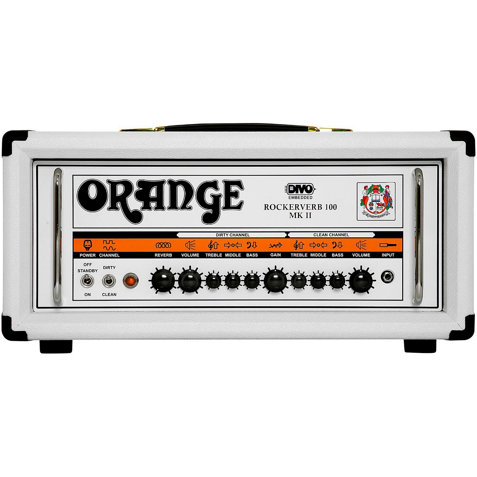 Orange Amplifiers Rockerverb RK100H MKII DIVO 100W Fitted Tube Guitar ...