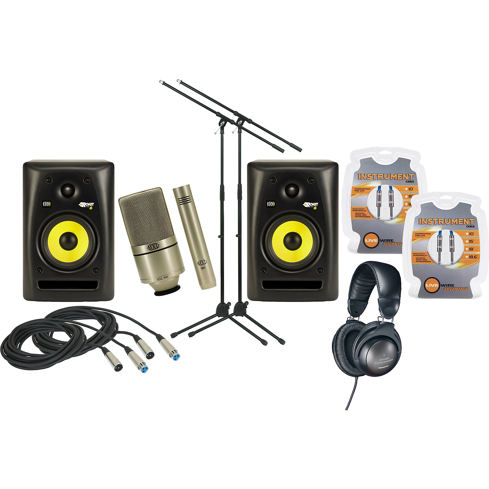 KRK Rokit Powered 6 G2 Package | Musician's Friend