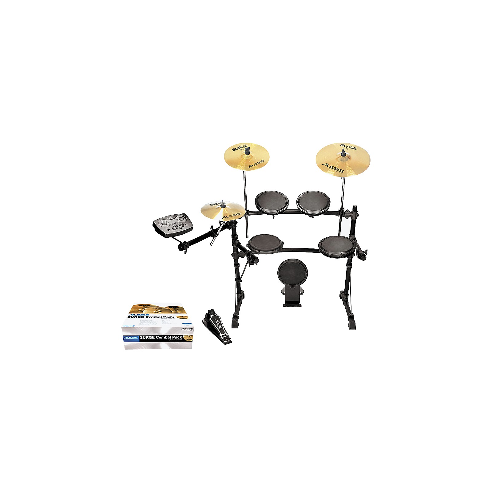 Simmons SD7 Electronic Drum Set with Alesis Surge Cymbals | Musician's ...