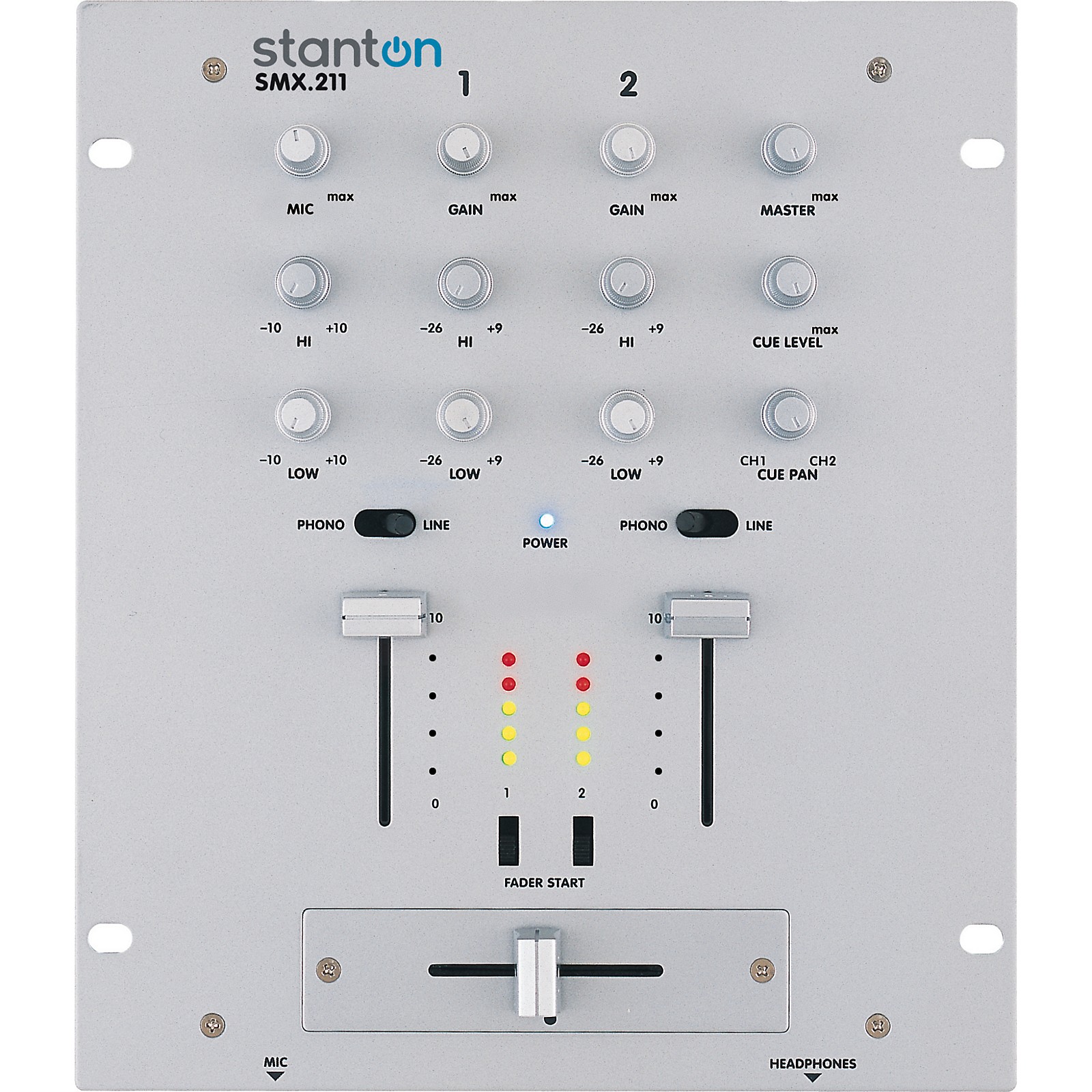 Stanton SMX-211 2-Channel DJ Mixer | Musician's Friend