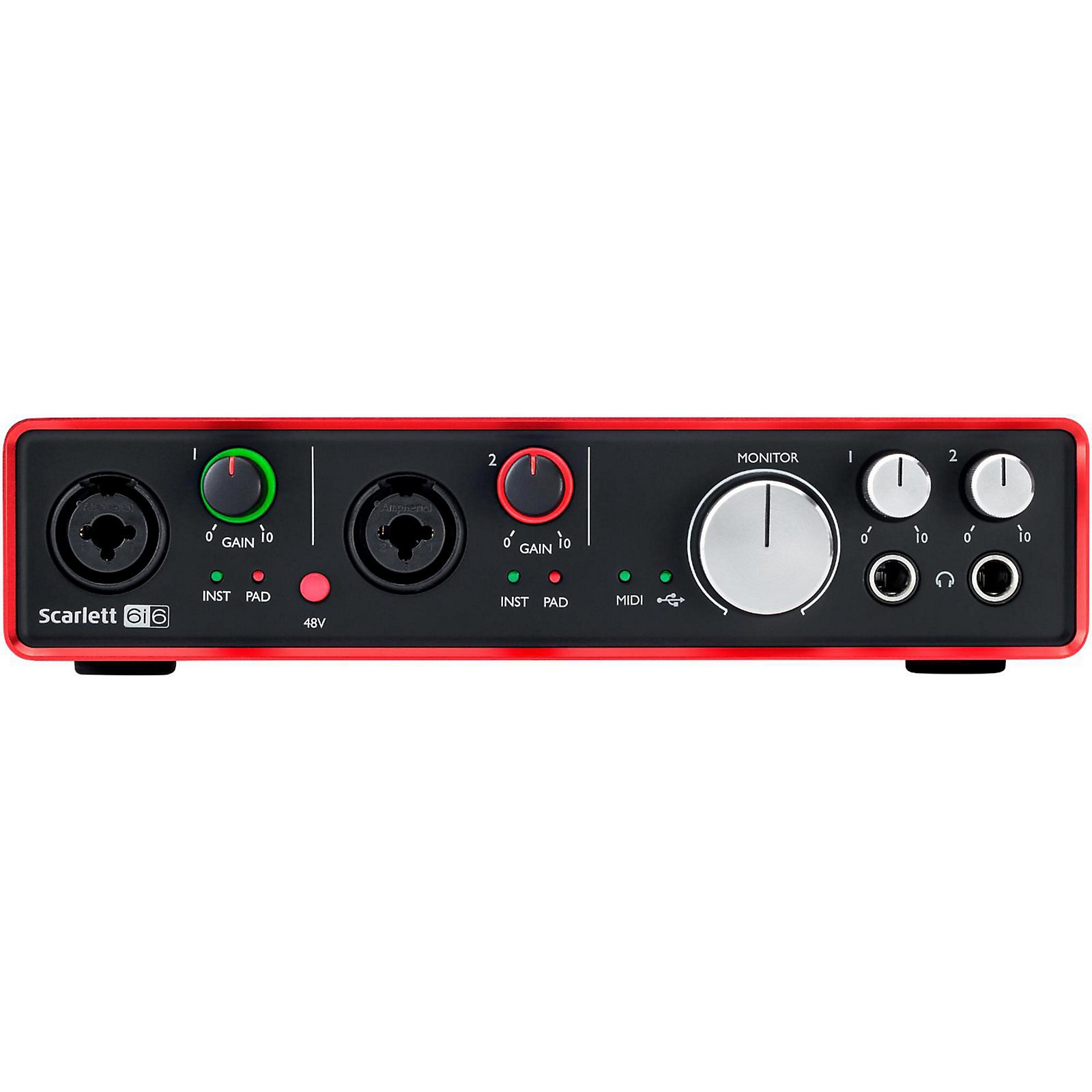 Focusrite Scarlett 6i6 (2nd Gen) USB Audio Interface | Musician's Friend