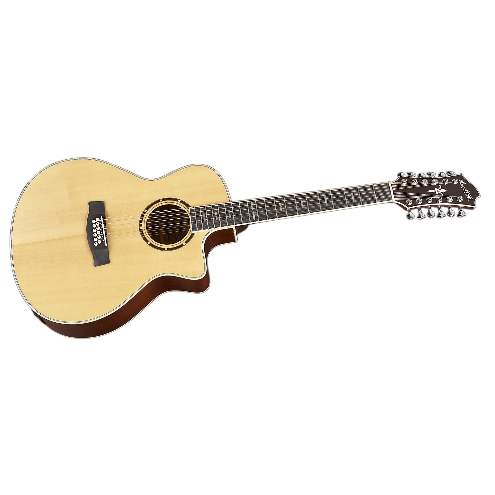 Hagstrom Siljian Grand Auditorium 12-String Acoustic-Electric Guitar ...