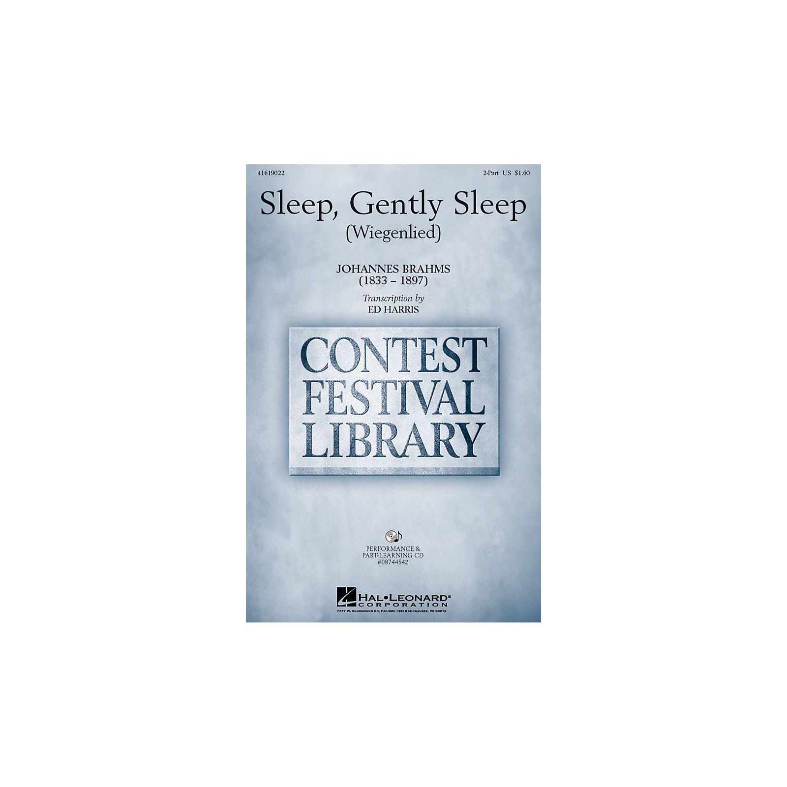 Hal Leonard Sleep, Gently Sleep (Wiegenlied) 2-Part arranged by Ed ...