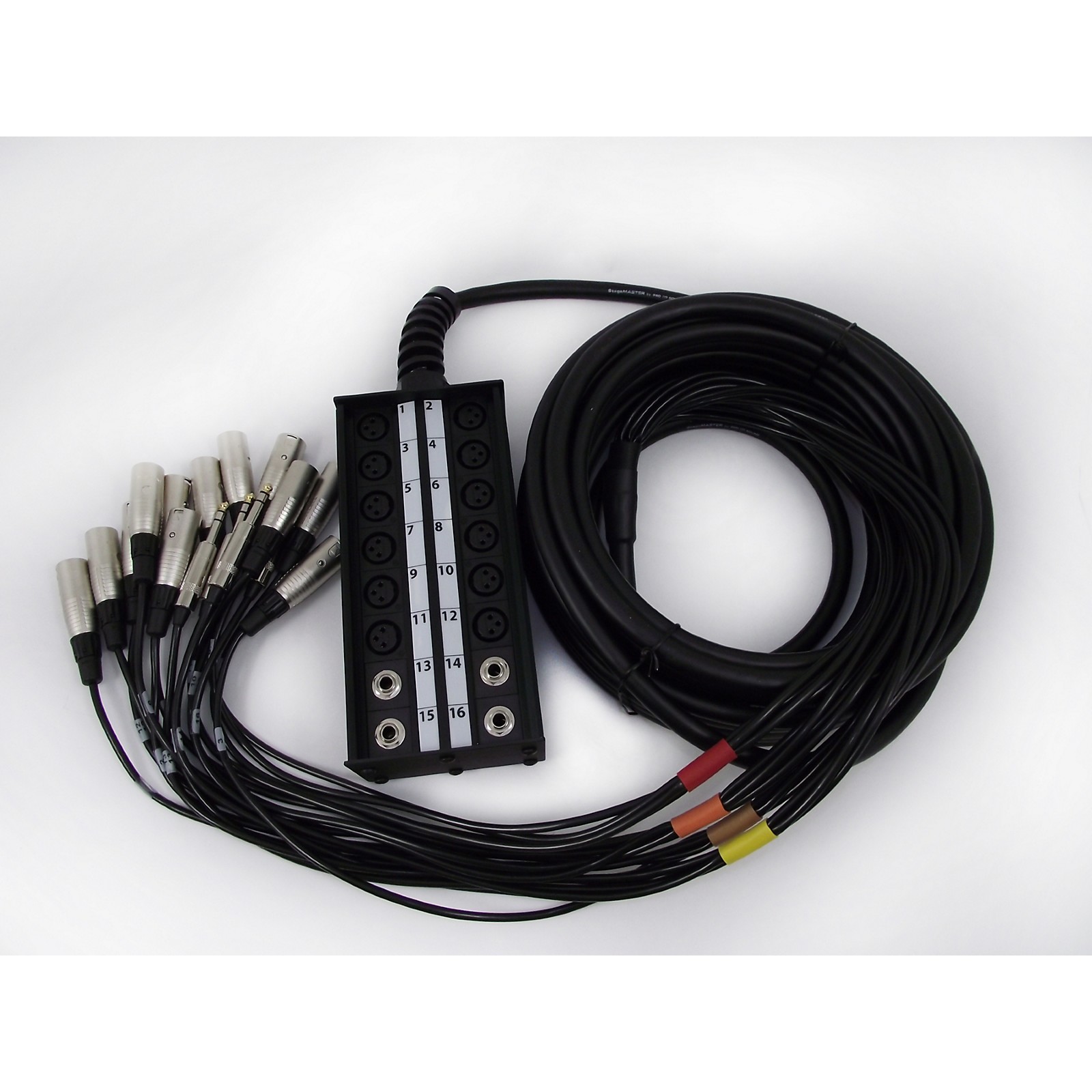 Pro Co StageMASTER 12x4 150' Audio Snake with 1/4" TRS Returns ...