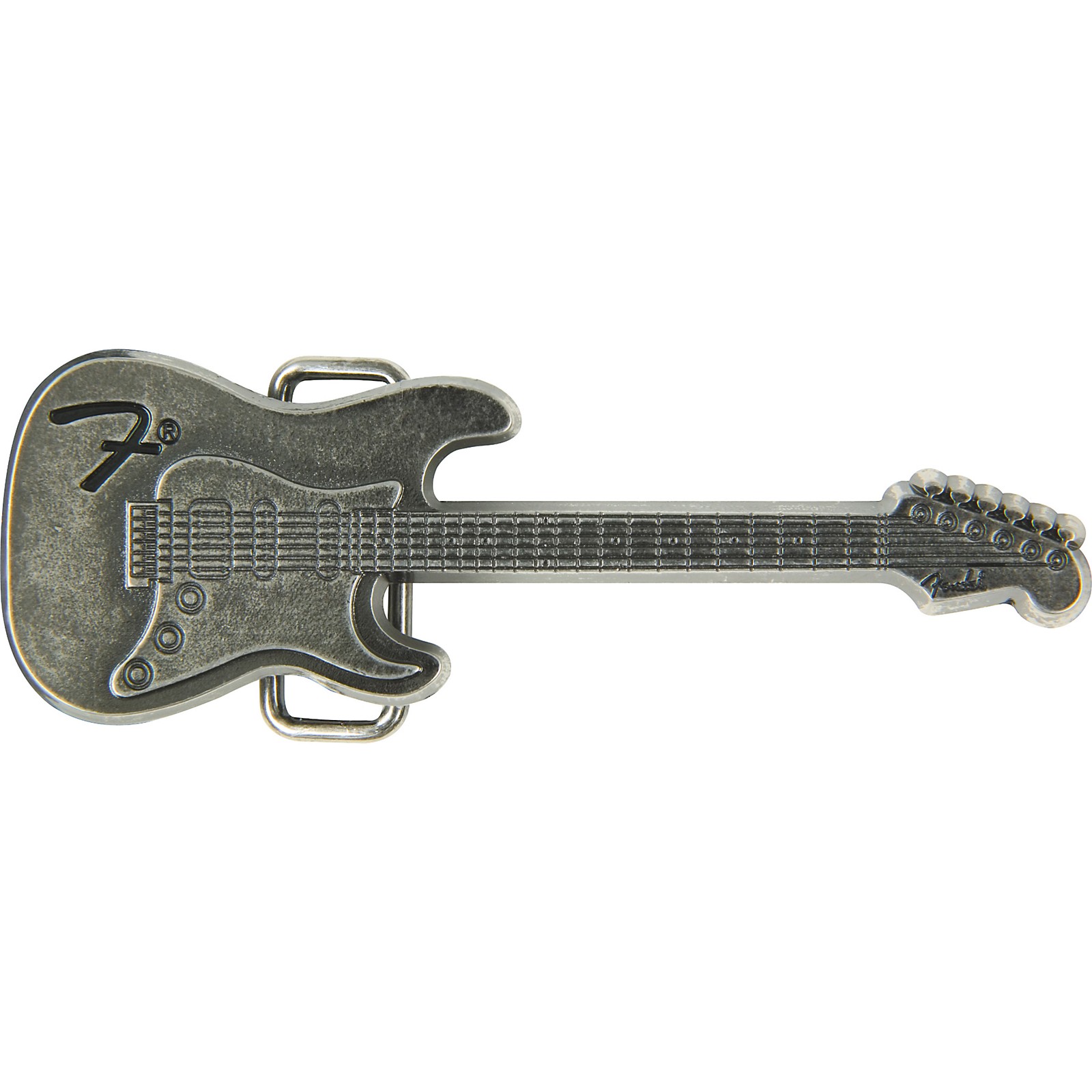 Fender Stratocaster Metal Belt Buckle | Musician's Friend