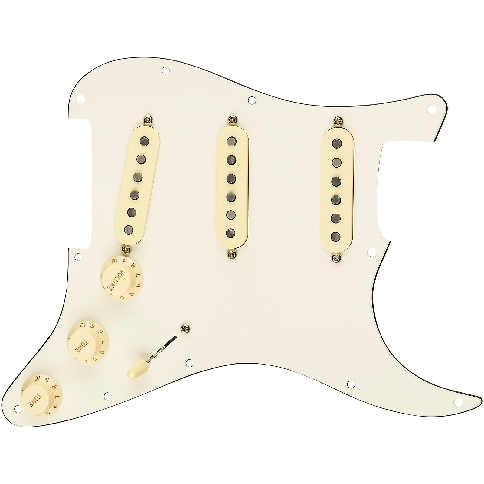 Fender Stratocaster SSS Custom '69 Pre-Wired Pickguard White/Back/White ...