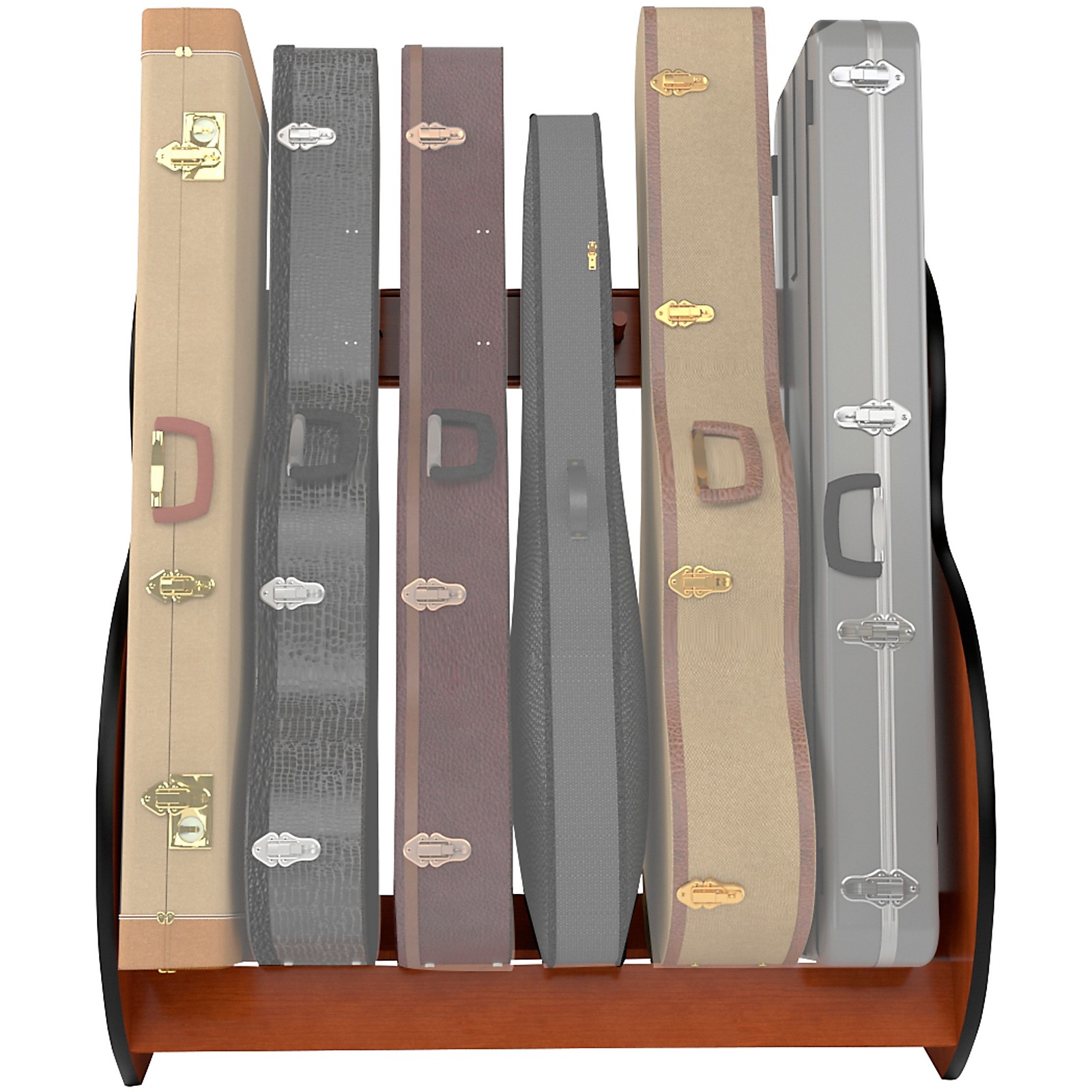 A&S Crafted Products Studio Standard Guitar Case Rack Short Size (5-7 ...