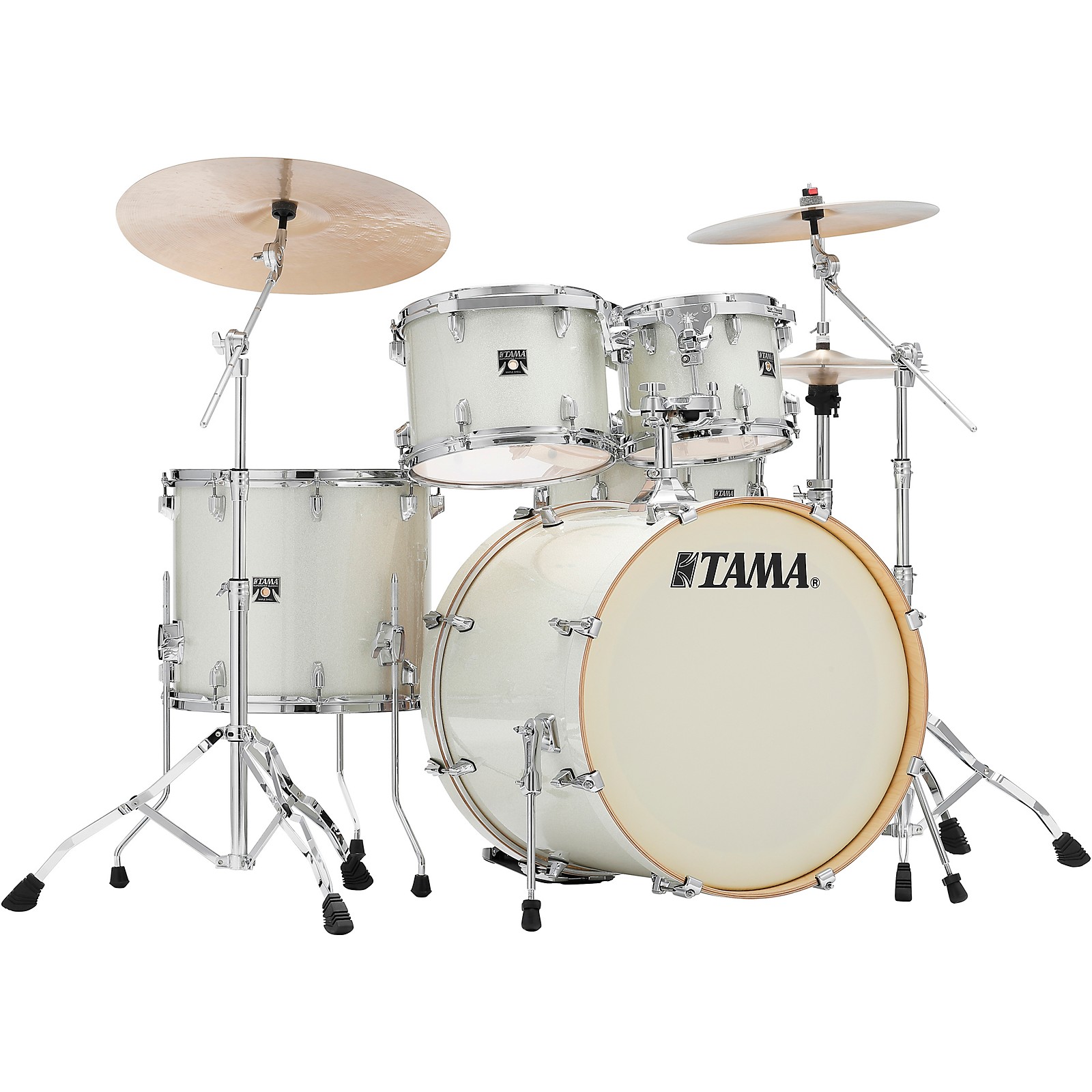 TAMA Superstar Classic 5-Piece Shell Pack Vintage White Sparkle ...