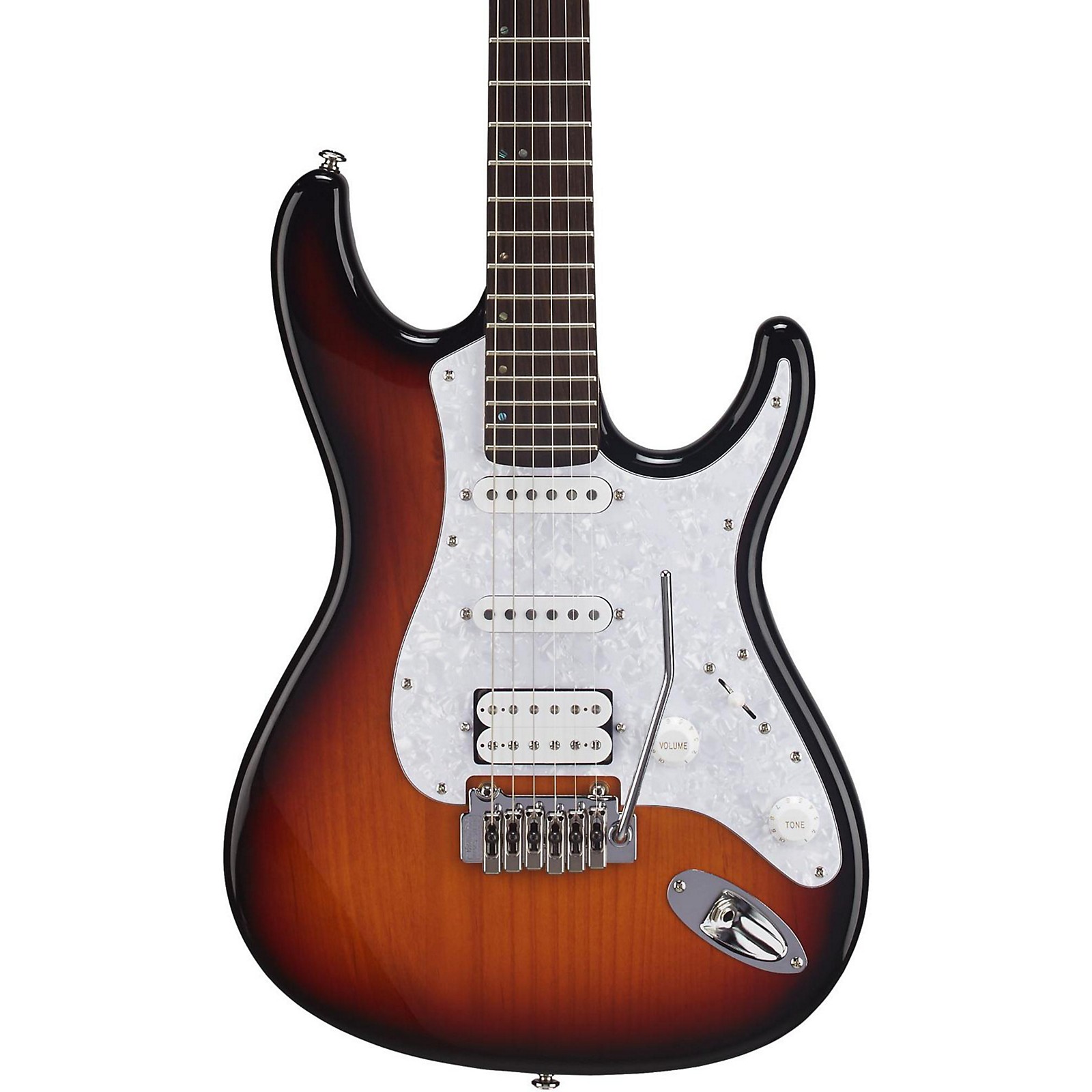 Mitchell TD400 Double Cutaway Electric Guitar 3-Color Sunburst White ...