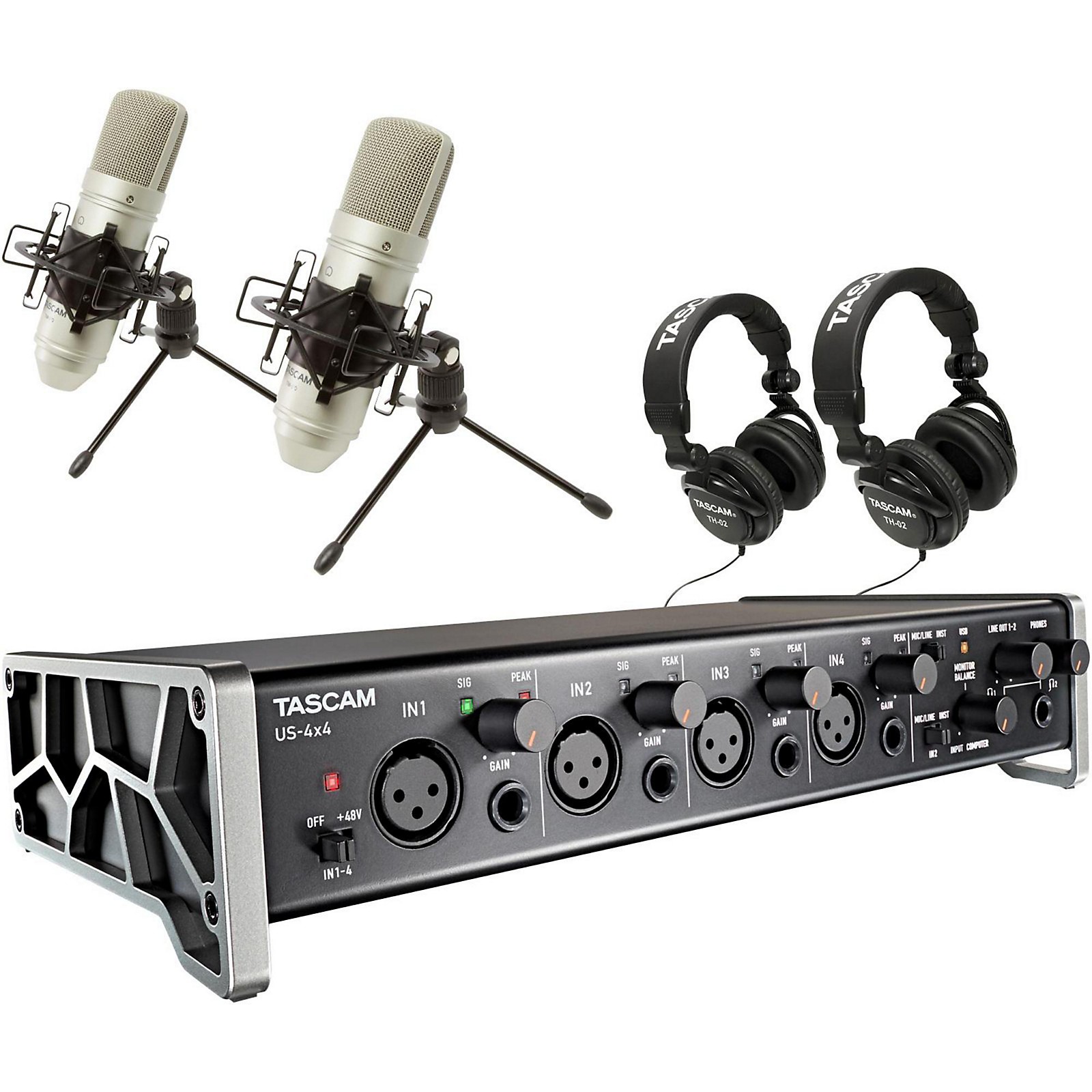 Tascam TRACKPACK 4x4 Recording Package | Musician's Friend
