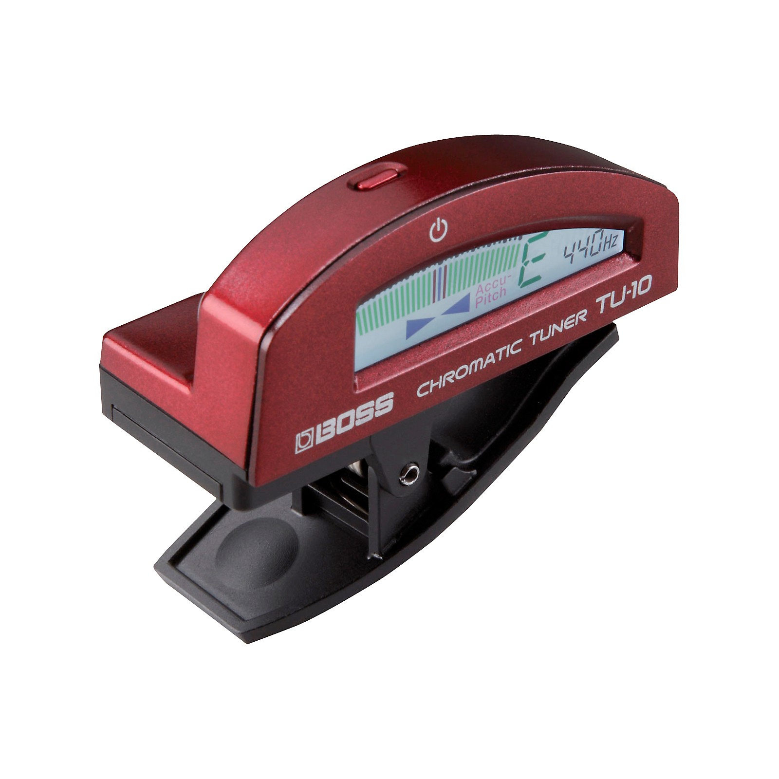 Boss TU-10 Clip-On Chromatic Tuner Red | Musician's Friend