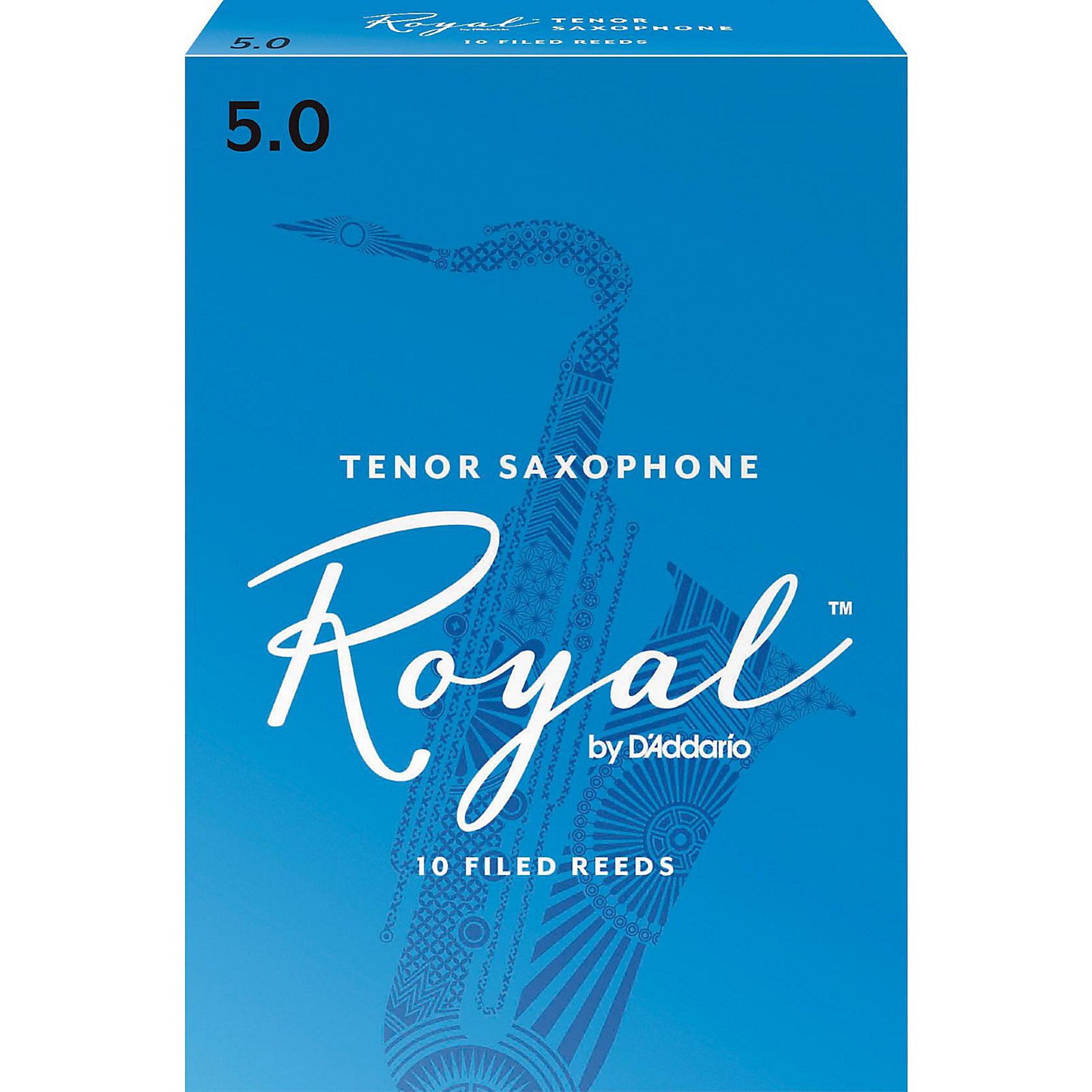 Rico Royal Tenor Saxophone Reeds, Box of 10 Strength 5 | Musician's Friend