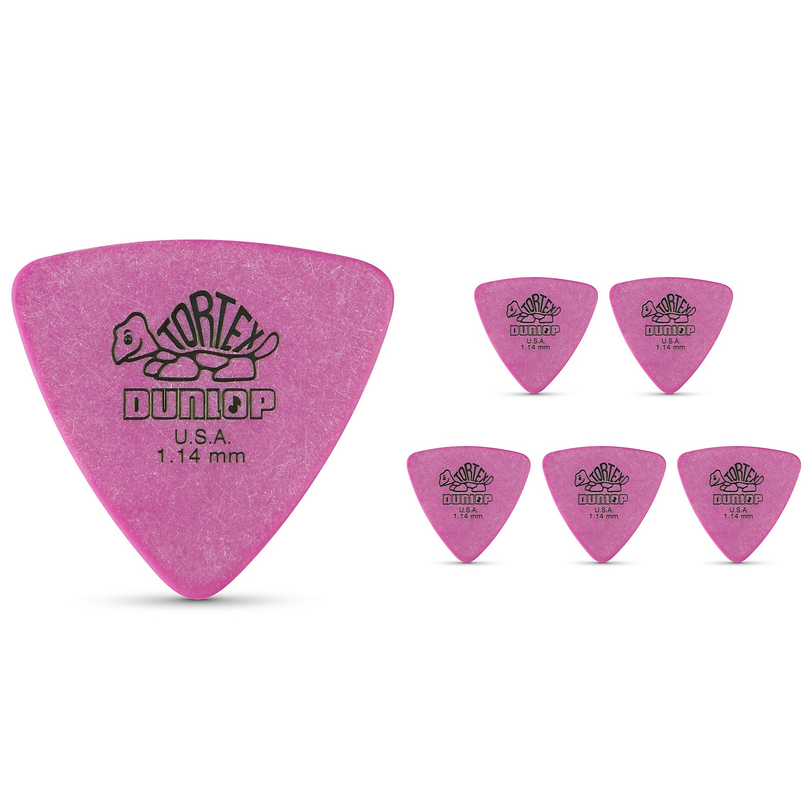 Dunlop Tortex Triangle Guitar Picks 6 Pack 1.14 mm | Musician's Friend