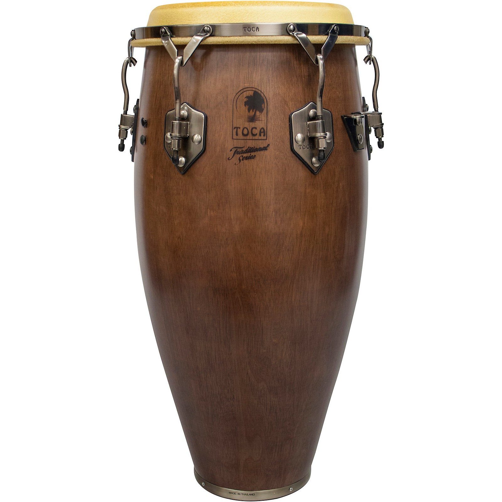 Toca Traditional Series Wood Congas 11.75 in. Dark Walnut | Musician's ...
