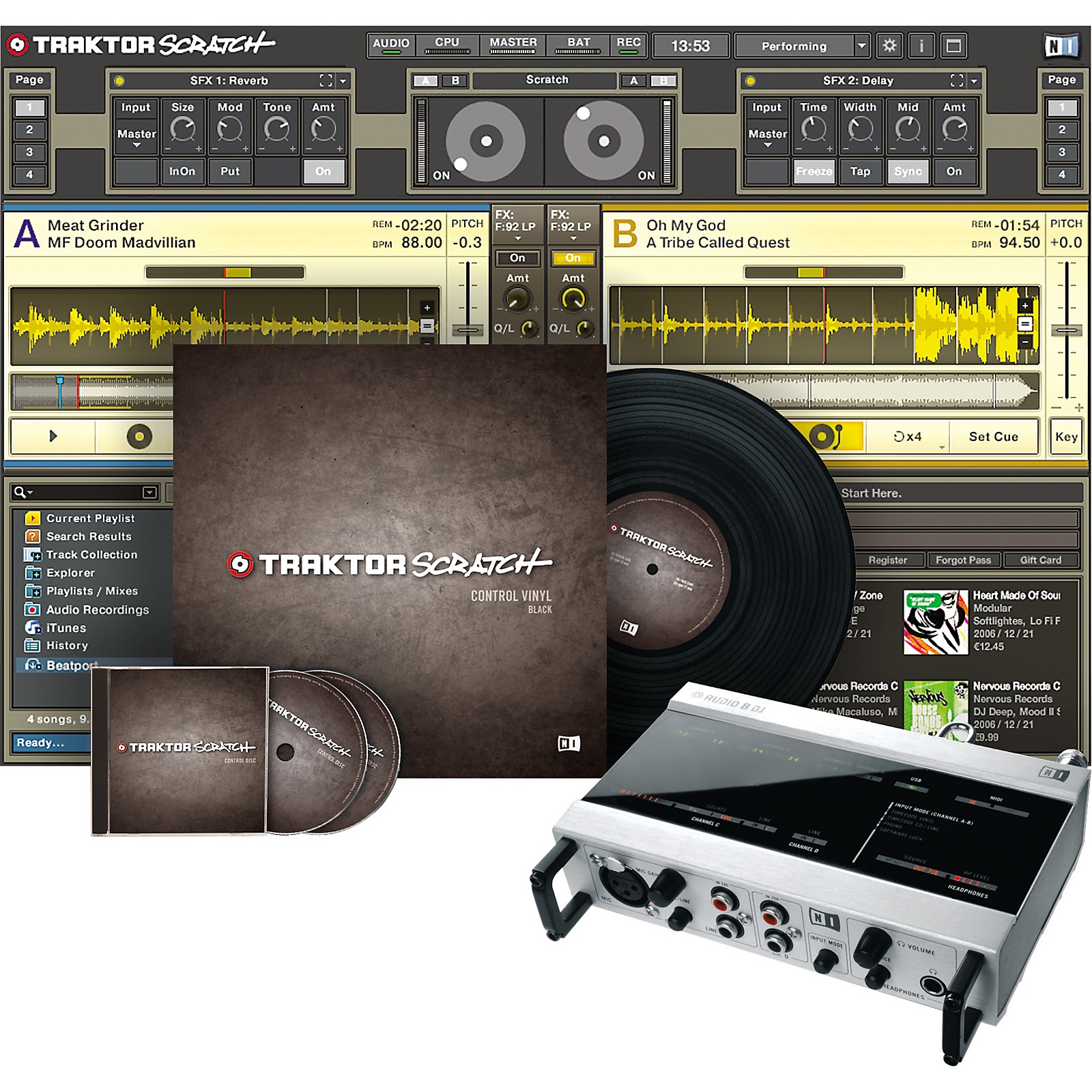 Native Instruments Traktor Scratch Grandmaster Flash Signature Edition ...