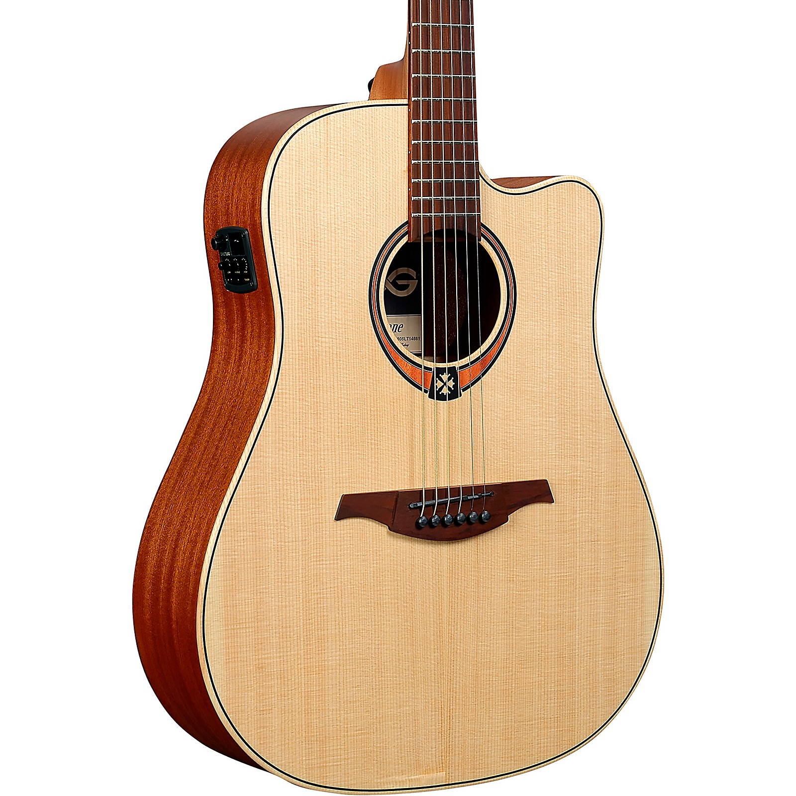 Lag Guitars Tramontane T170DCE Dreadnought Acoustic-Electric Guitar ...