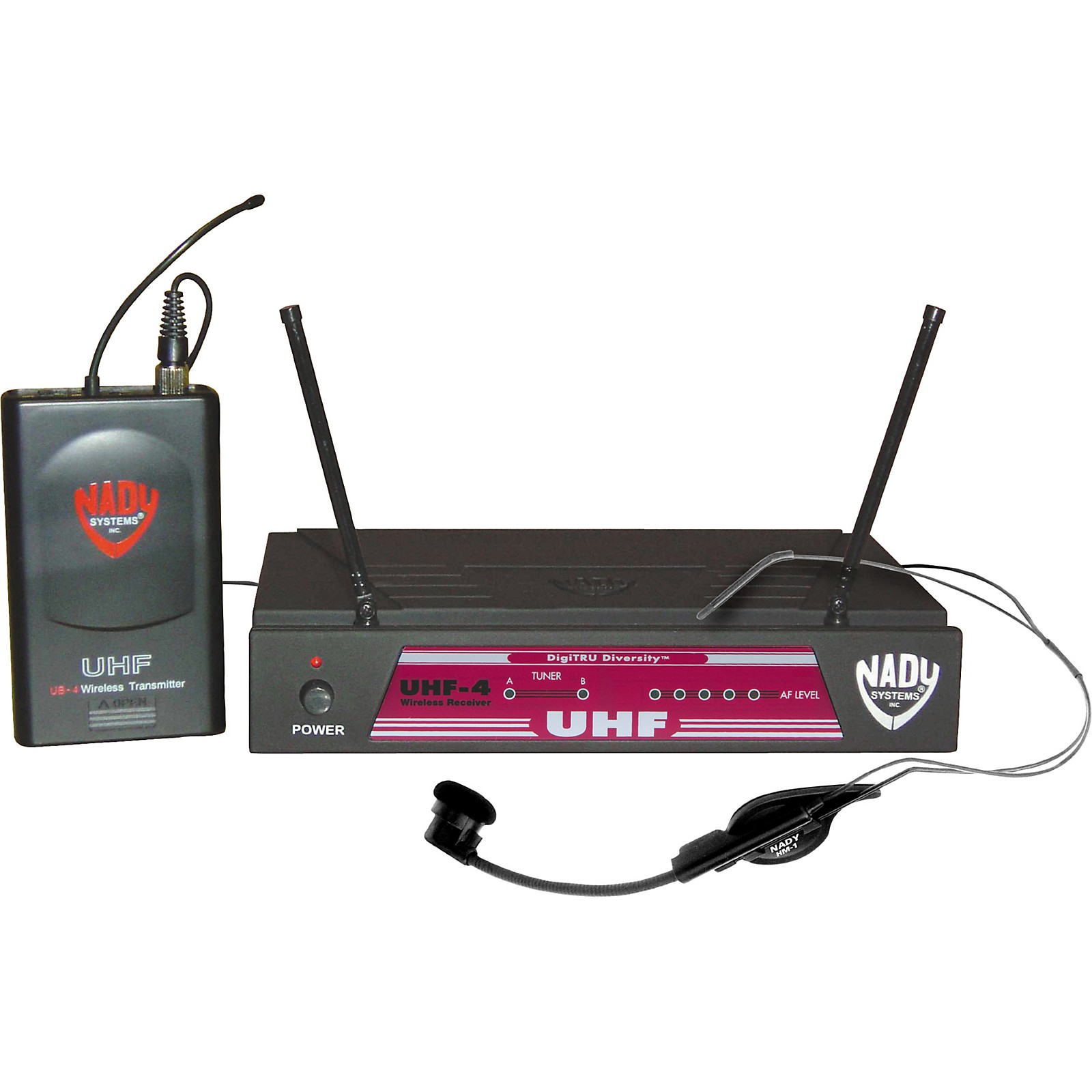 Nady UHF-4 LT/HM-1 (115) Headset Wireless System | Musician's Friend
