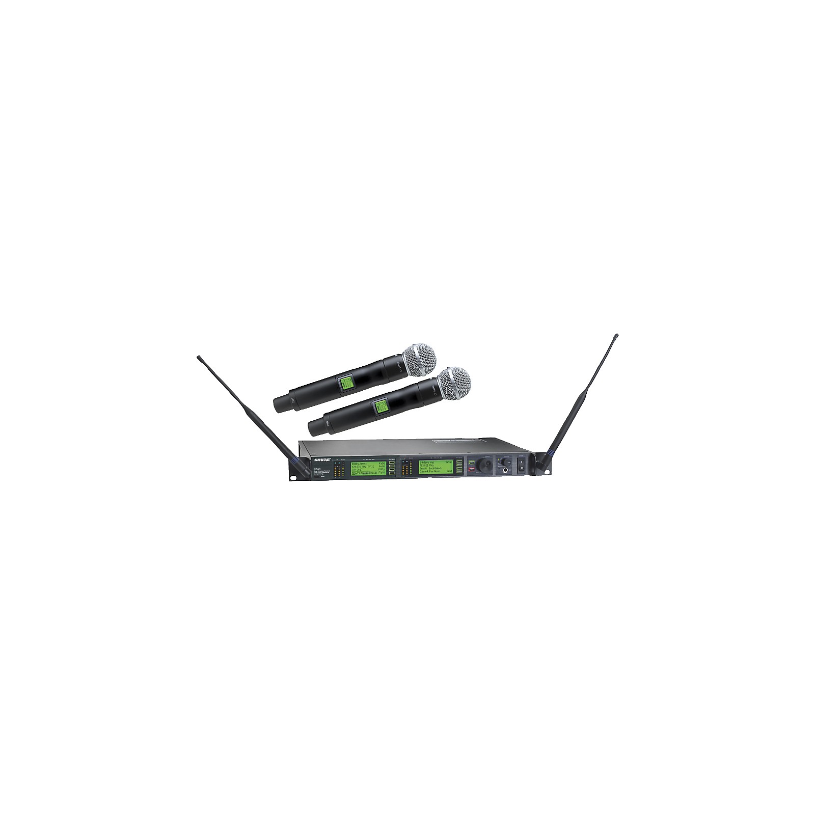 Shure UR24D/SM58 Dual Handheld Wireless Microphone System | Musician's ...