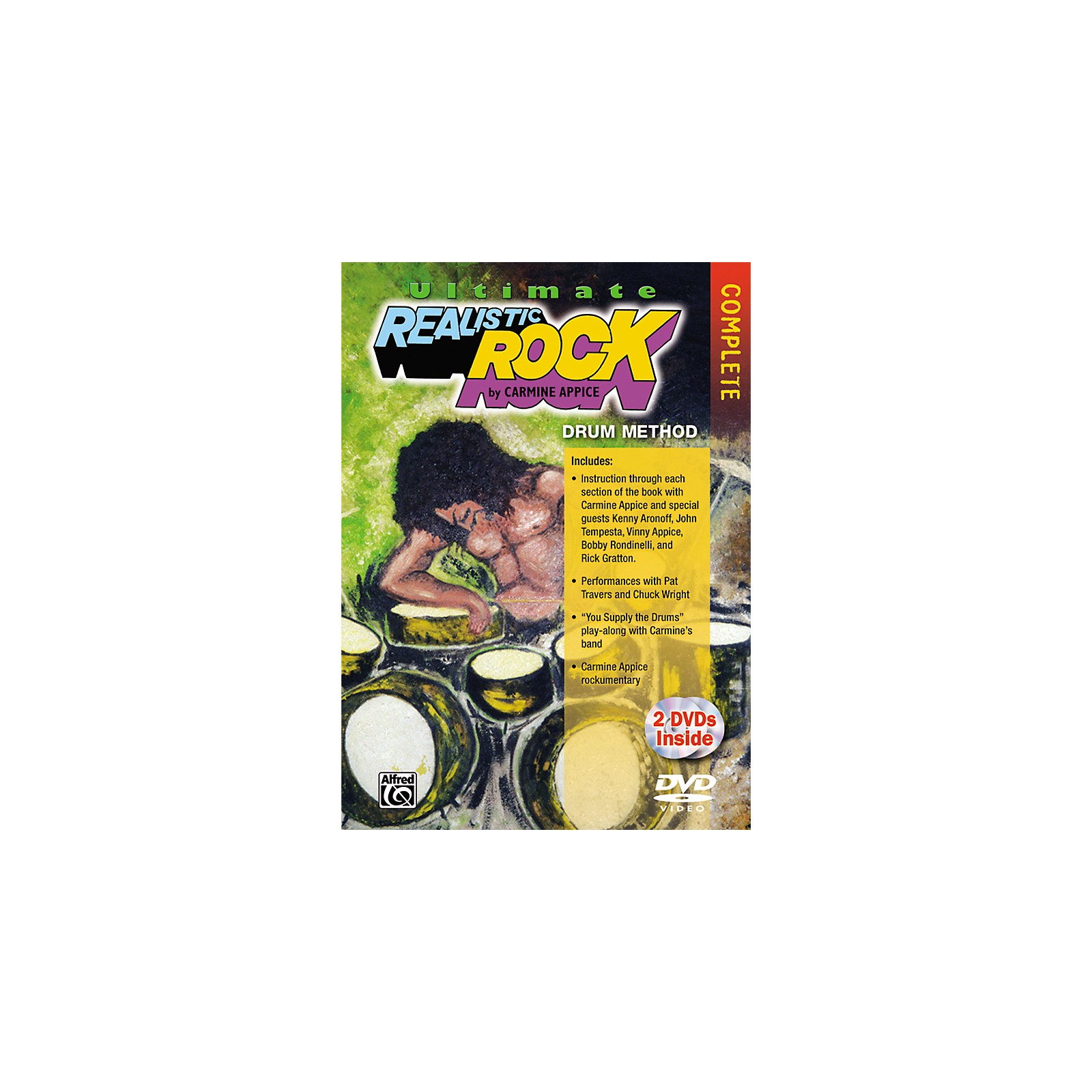 Alfred Ultimate Realistic Rock Complete Drum Method DVD | Musician's Friend