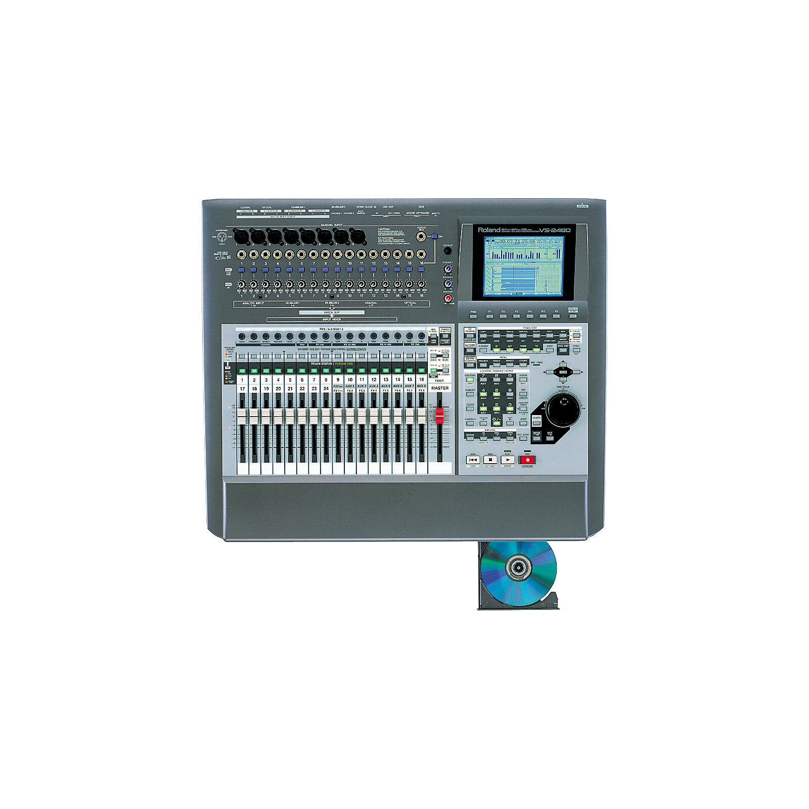 Roland VS-2480CD 24-Track Digital Studio with Built-In CD Burner ...
