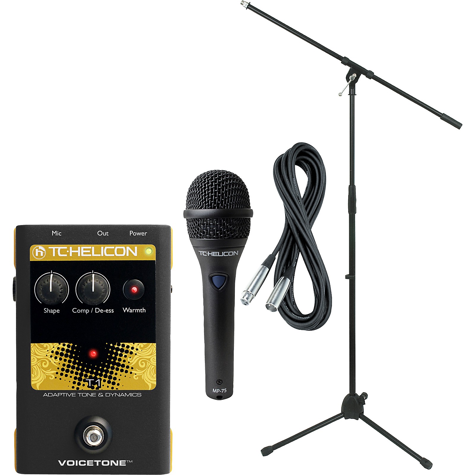 TC Helicon VoiceTone T1 with MP-75 Mic | Musician's Friend