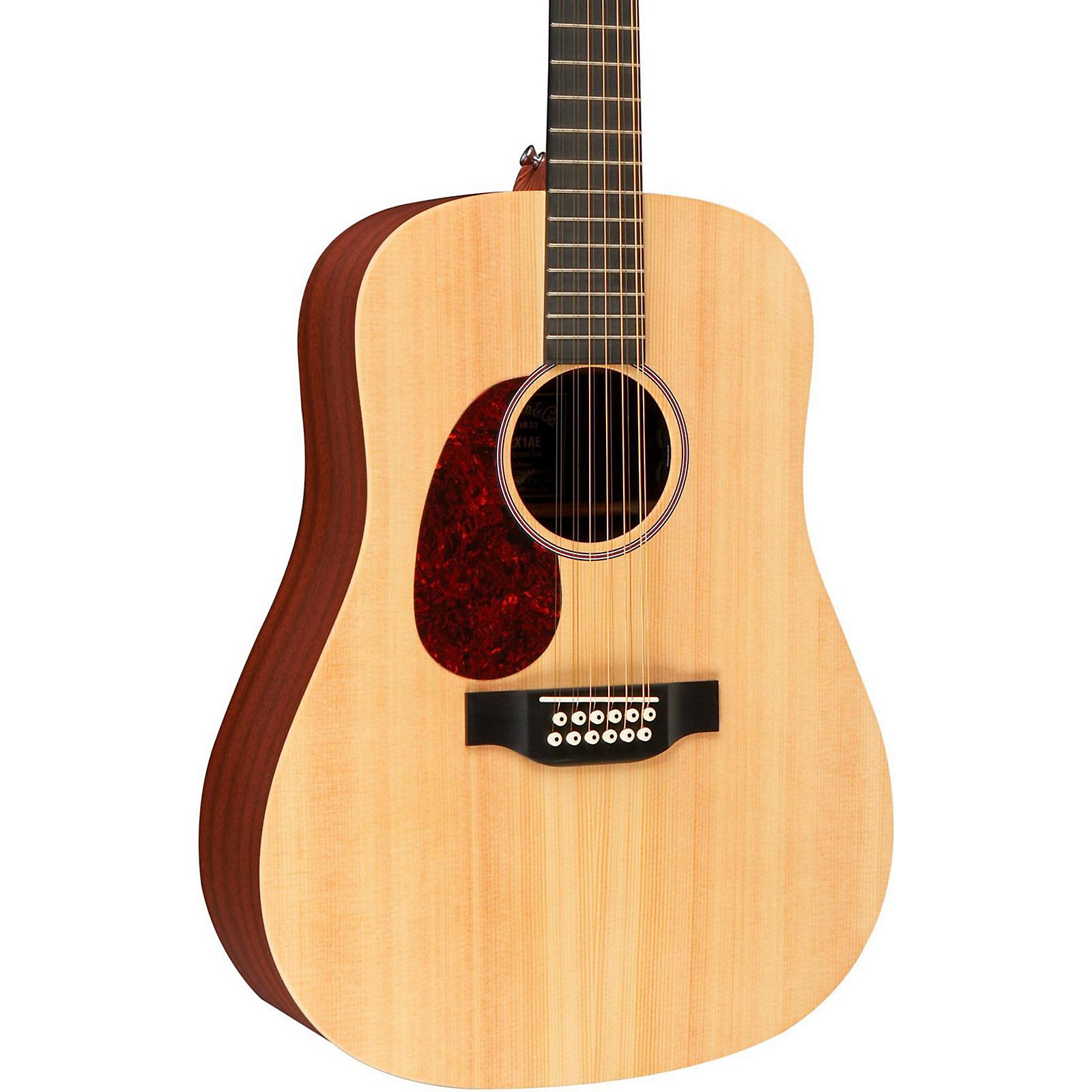 Martin X Series 2015 D12X1AE Left-Handed Dreadnought Acoustic-Electric ...