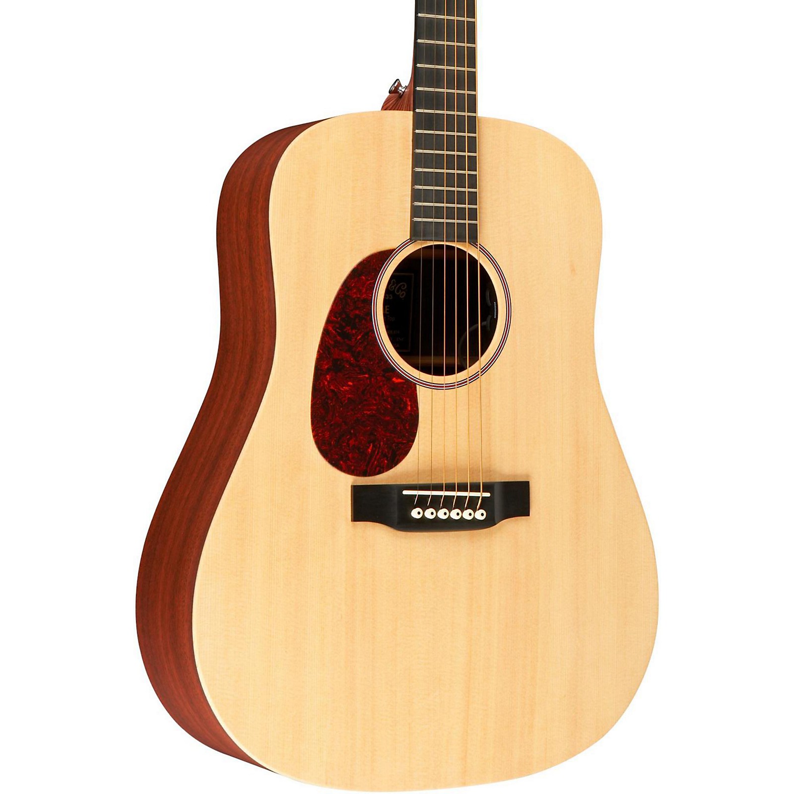Martin X Series 2015 DX1AE Left-Handed Dreadnought Acoustic-Electric ...