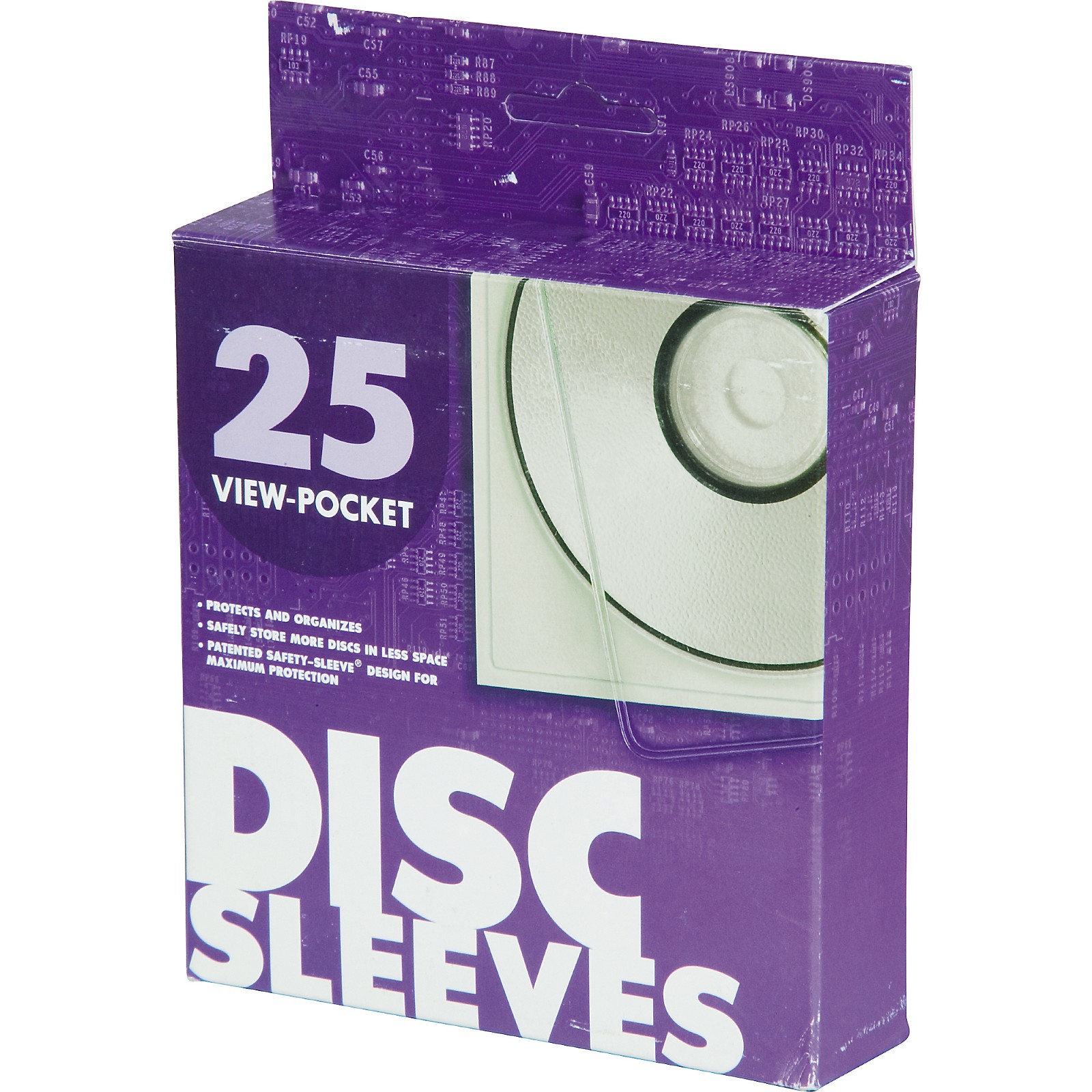 Univenture XG Safety Sleeves for CD/DVD - 25-Pack | Musician's Friend
