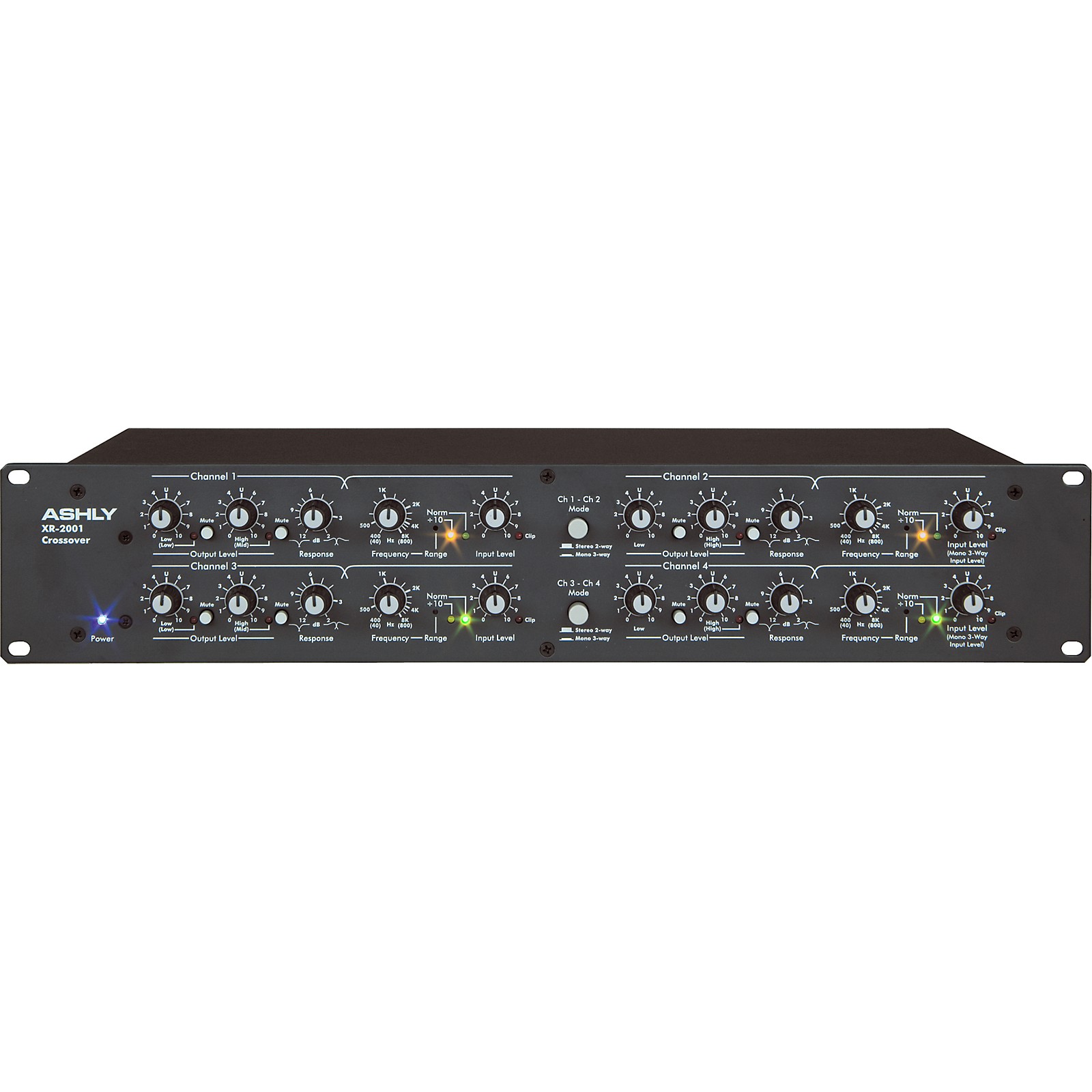 Ashly Audio XR-2001 Stereo 3-Way, Mono 4/5-Way Crossover | Musician's ...