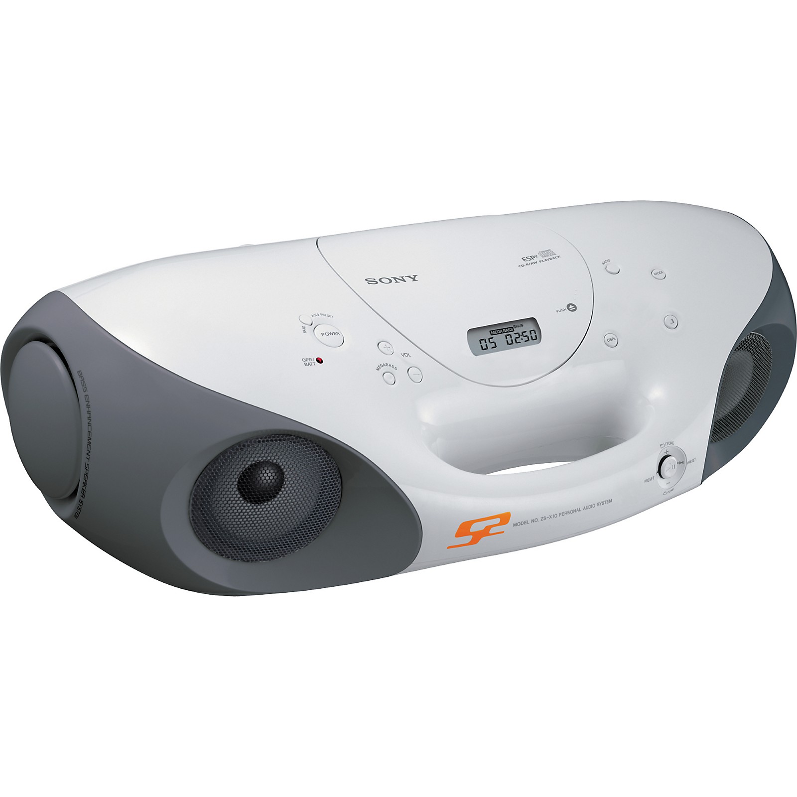 Sony ZS-X10 S2 Sports CD Boombox | Musician's Friend
