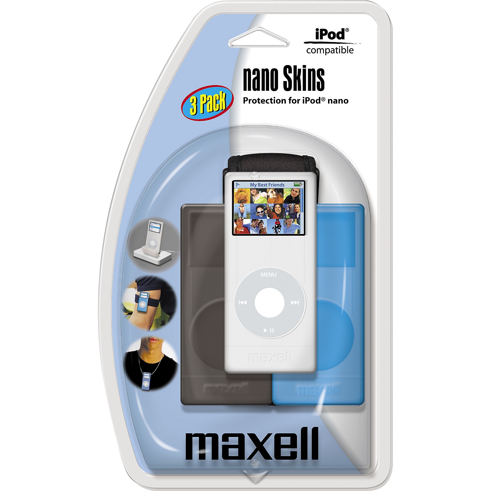 Maxell iPod nano Skins Pack with 3 Colors | Musician's Friend