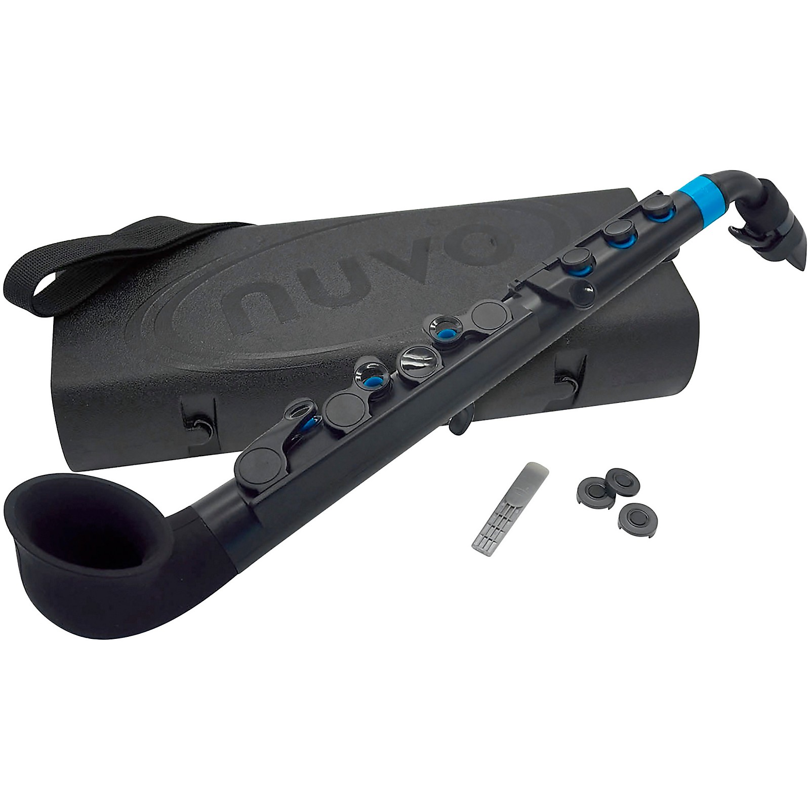 Nuvo jSax 2.0 Plastic Saxophone Black/Blue | Musician's Friend